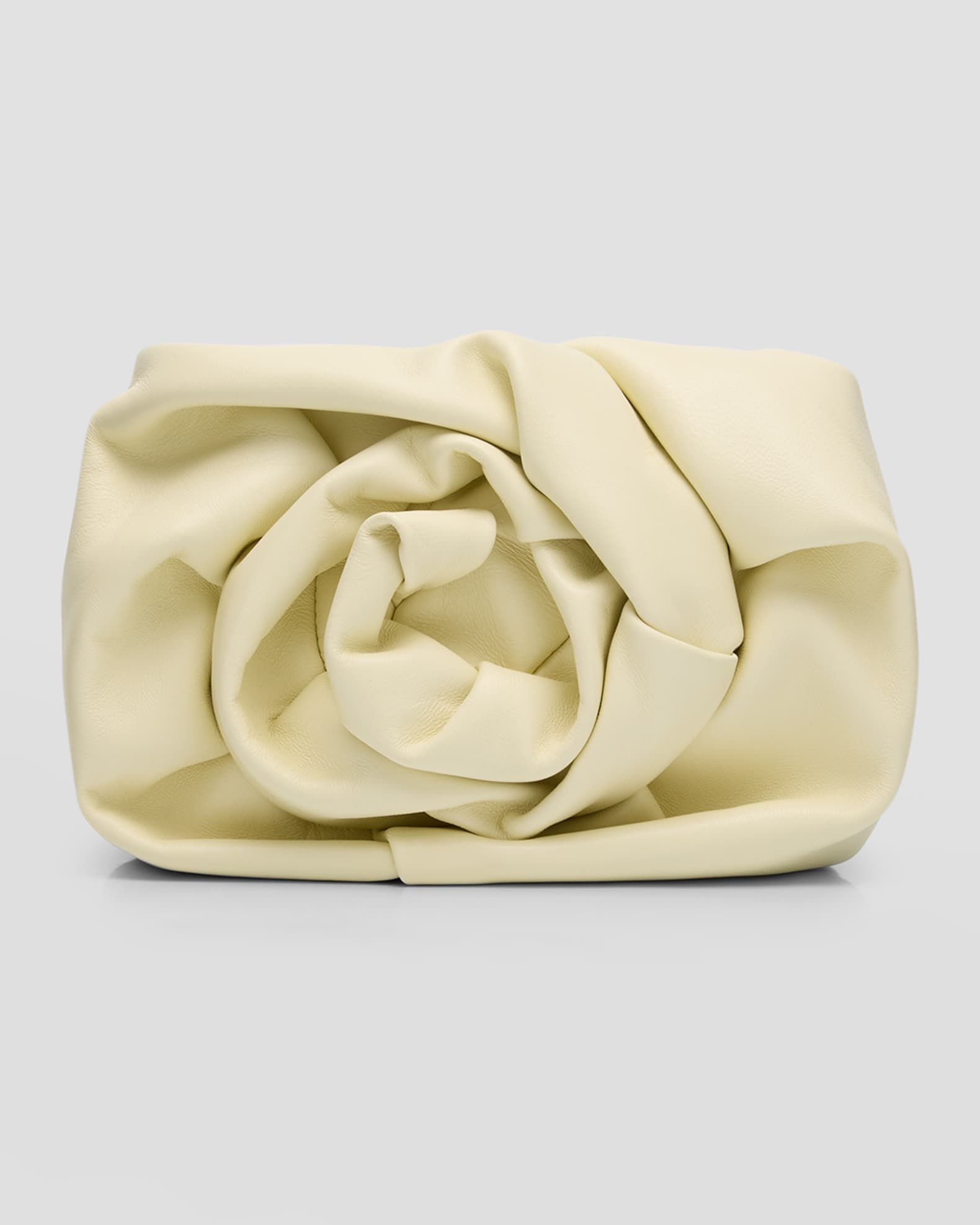 Burberry Rose Leather Clutch Bag with Chain Strap | Neiman Marcus