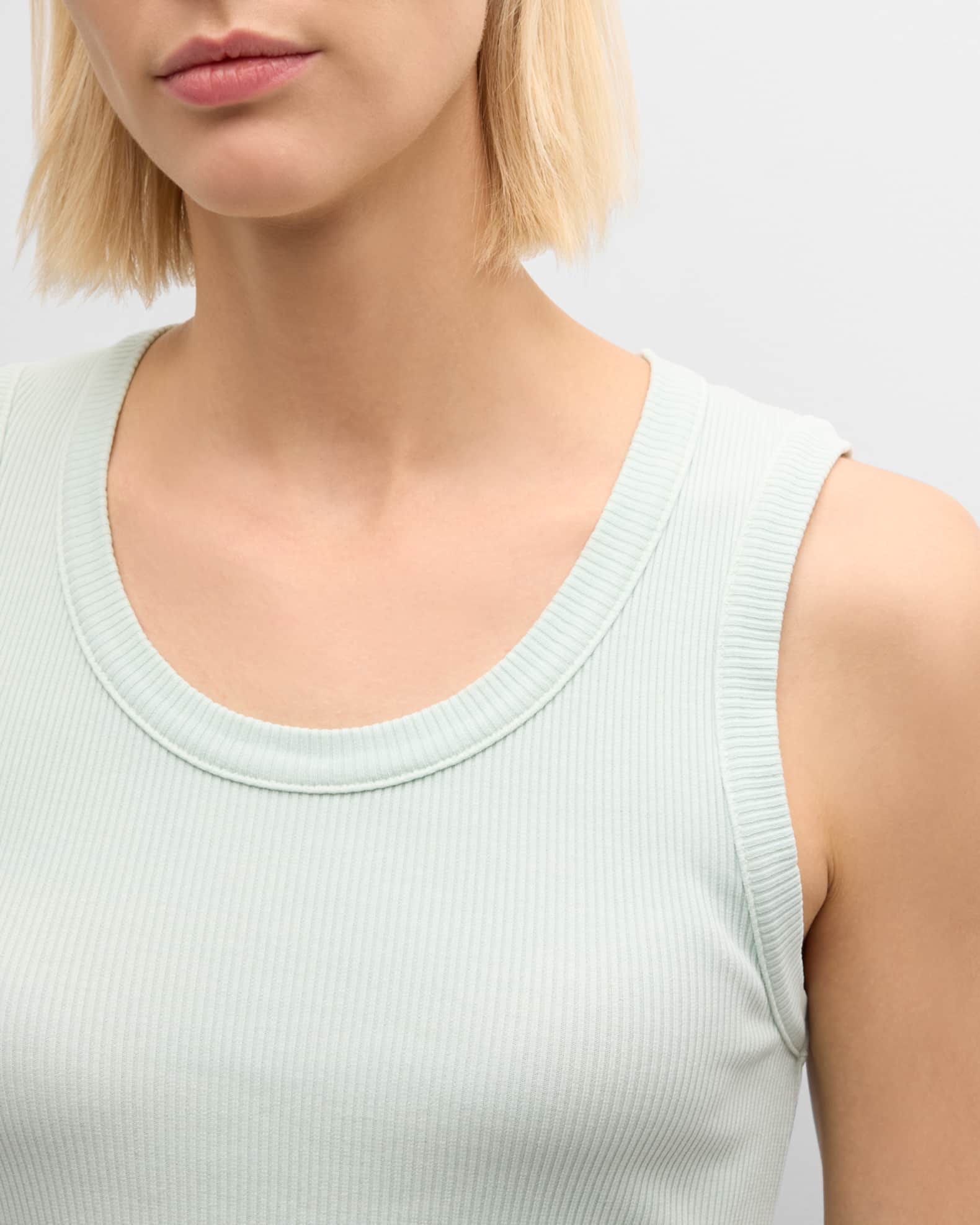AGOLDE Poppy Scoop-Neck Tank Top | Neiman Marcus