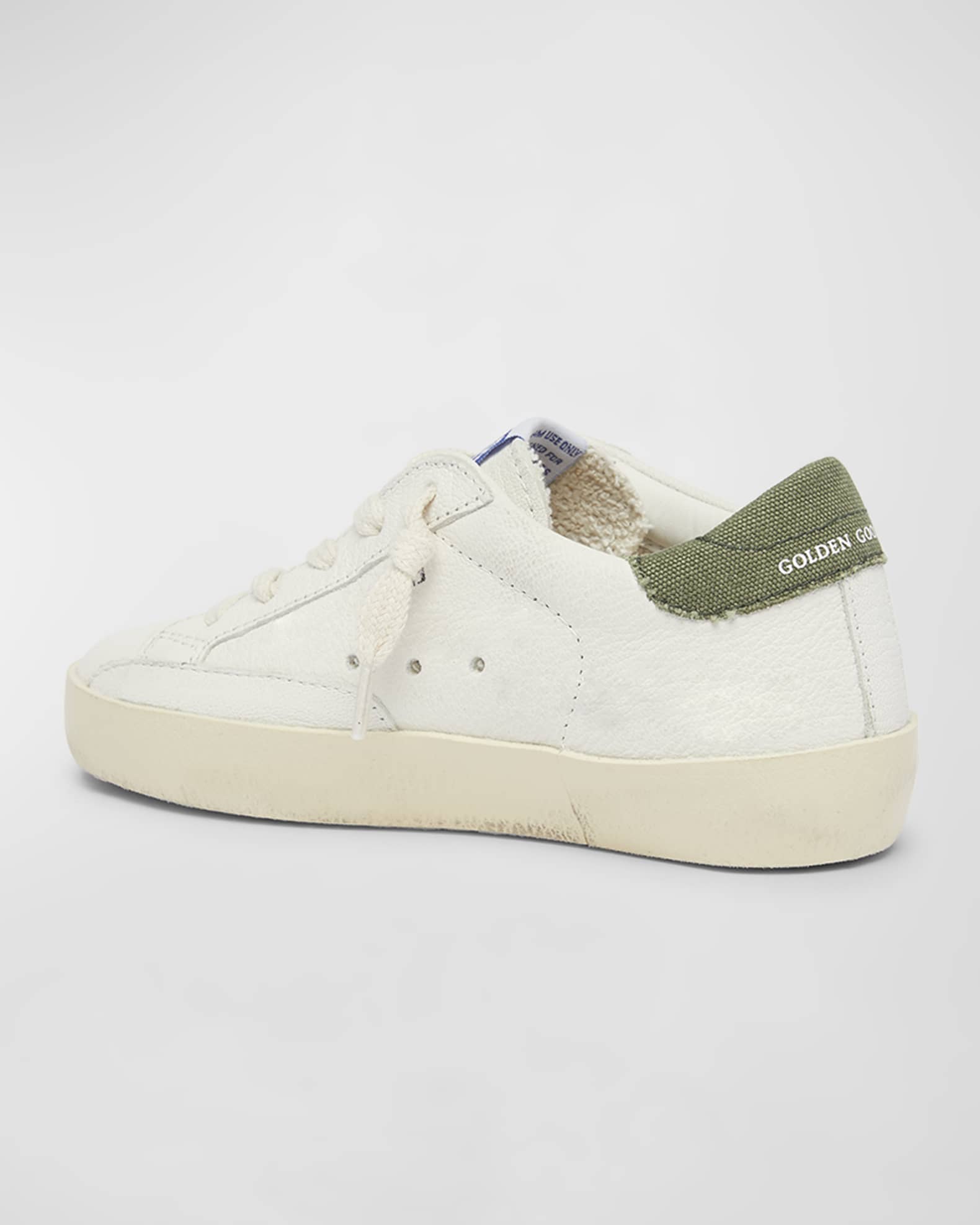Golden Goose Kid's Super Star Nappa Leather Sneakers, Baby/Toddler ...