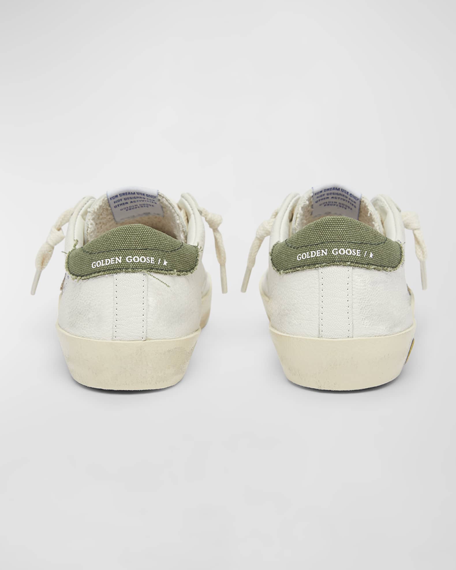 Golden Goose Kid's Super Star Nappa Leather Sneakers, Baby/Toddler ...