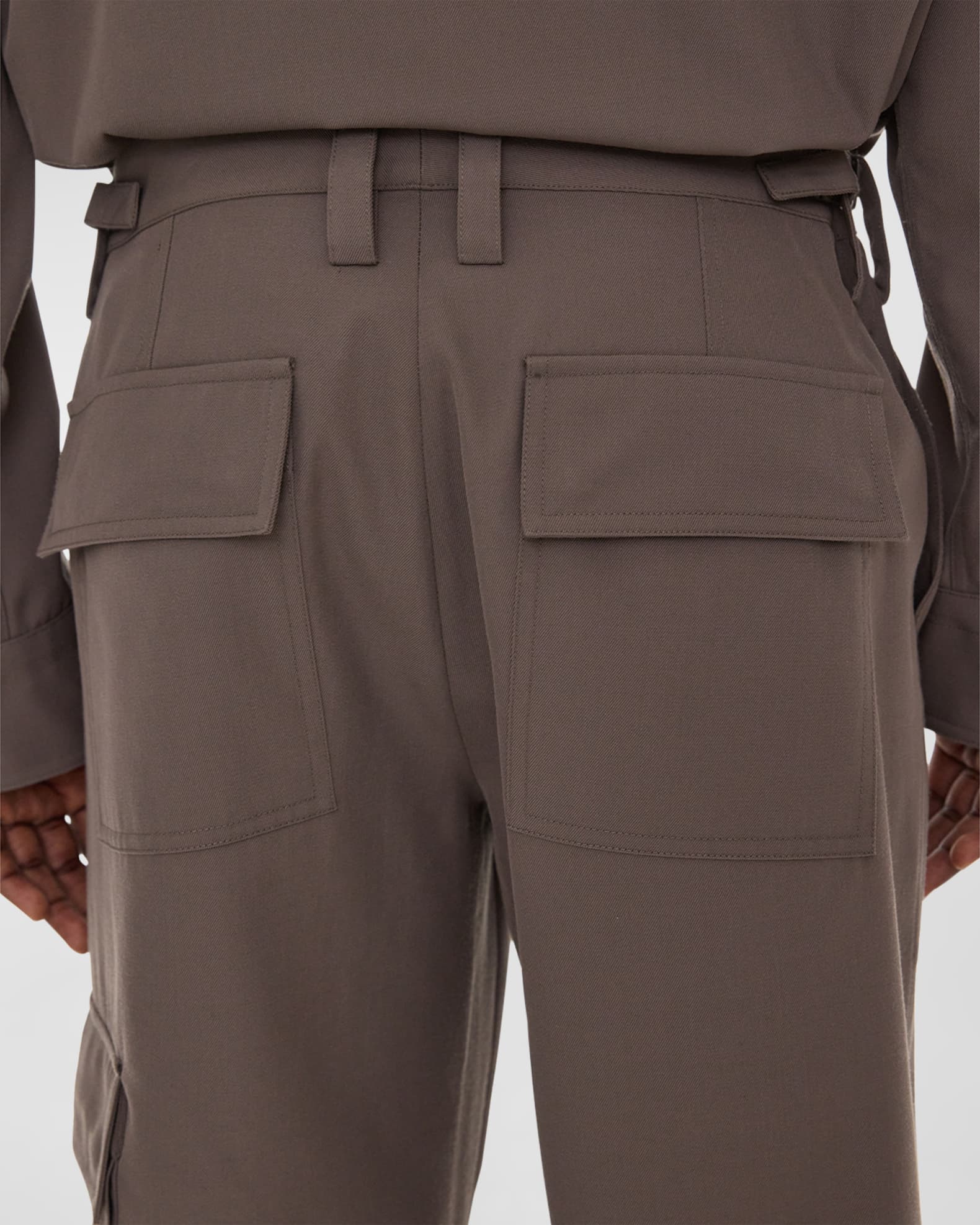 Helmut Lang Men's Twill Military Pants | Neiman Marcus