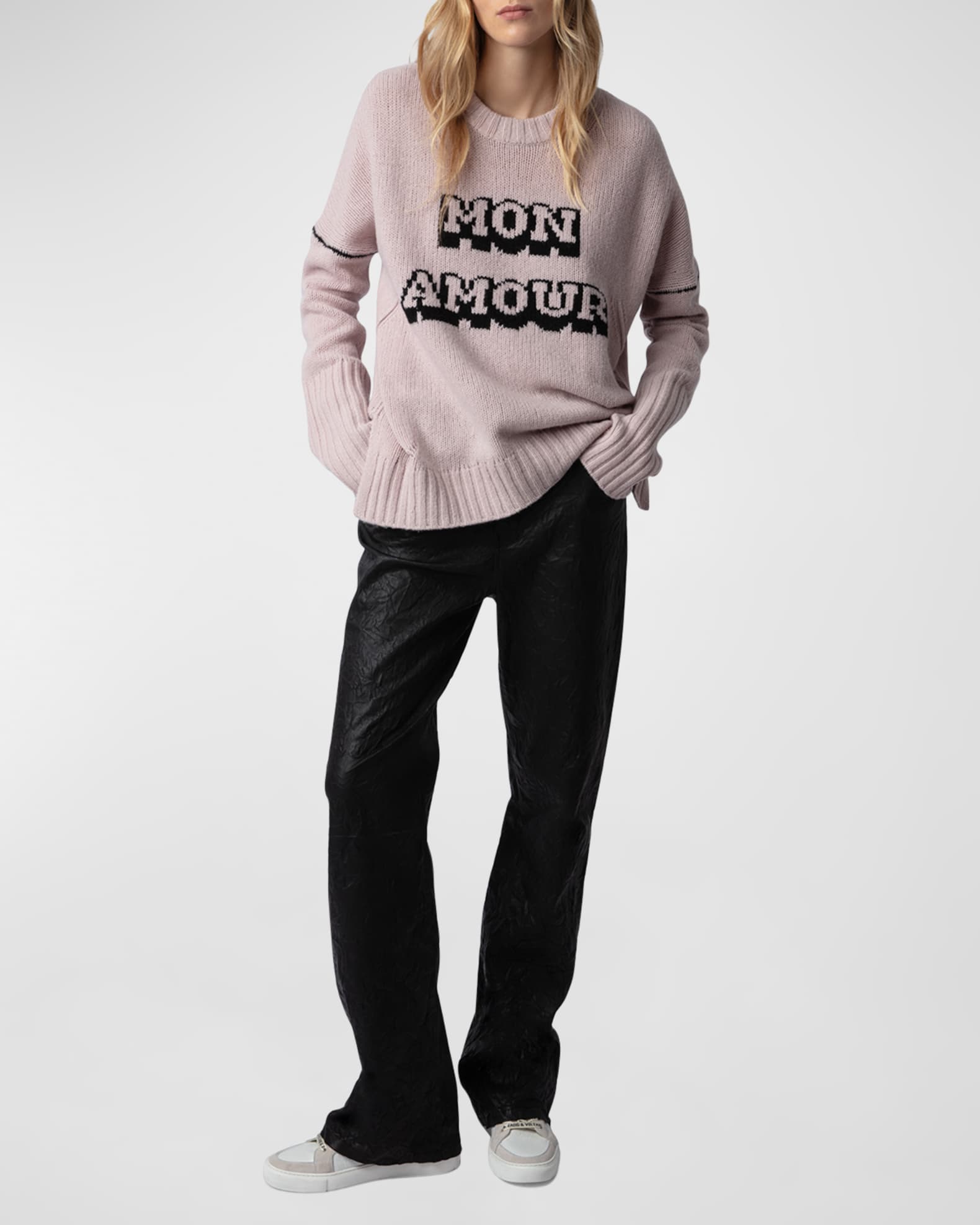 Zadig & Voltaire Malta Mon Amour Wool Sweater | Neiman Marcus