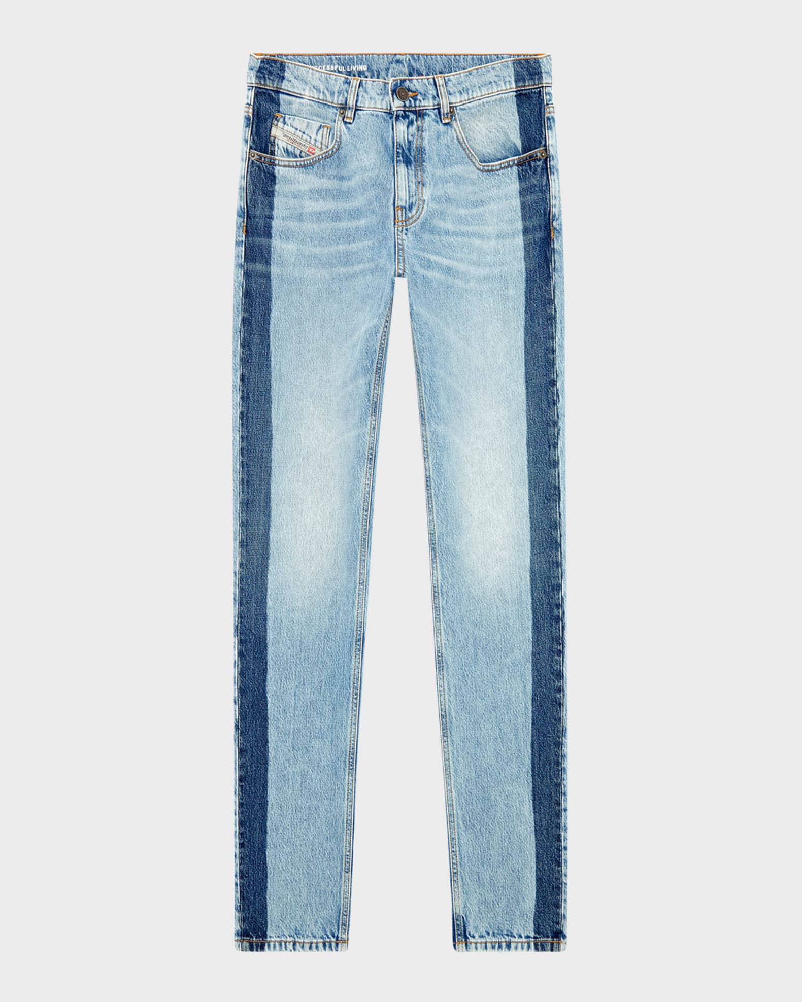 Diesel Men's Side-Stripe Jeans | Neiman Marcus