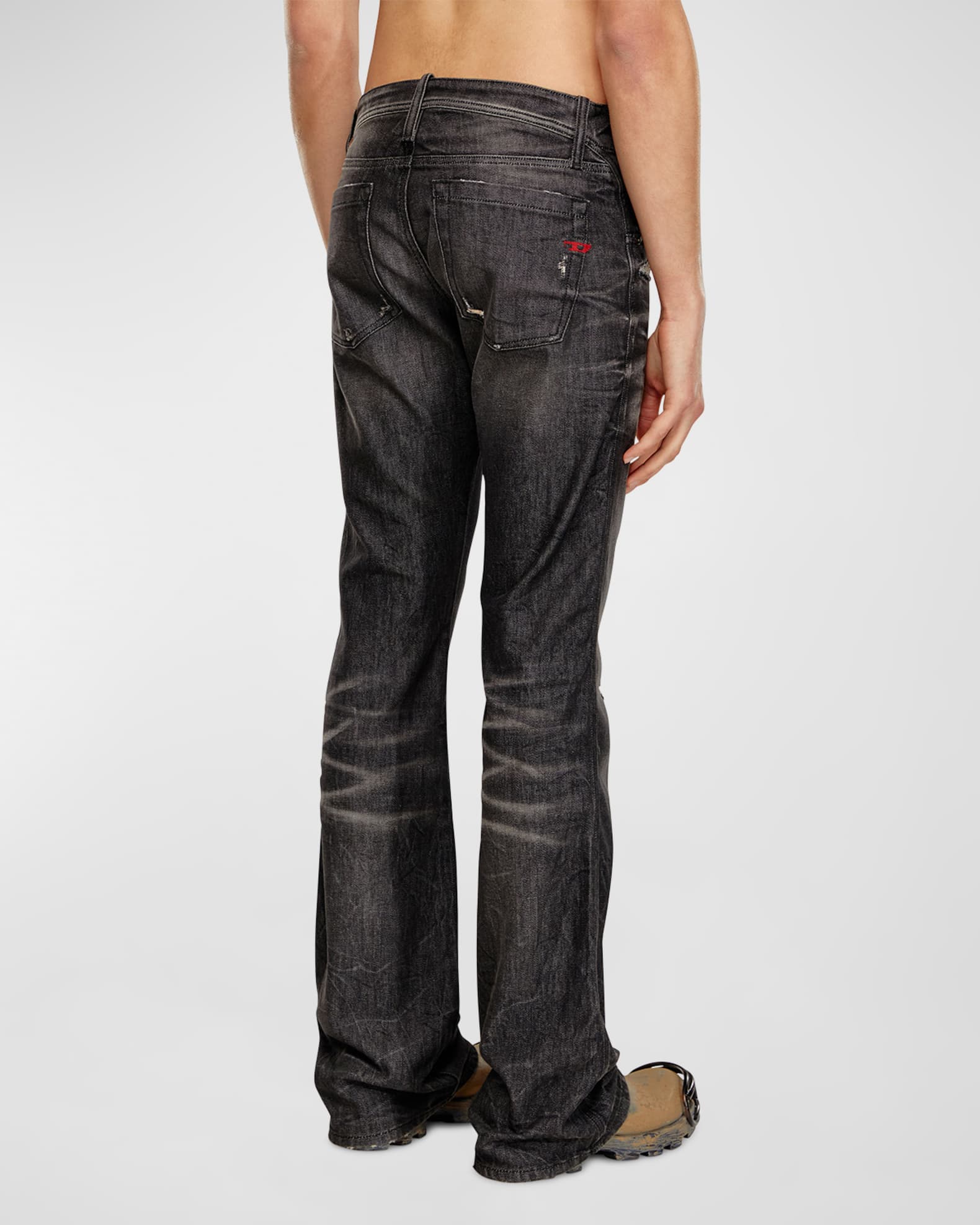 Diesel Men's D-Backler Slim Bootcut Jeans | Neiman Marcus