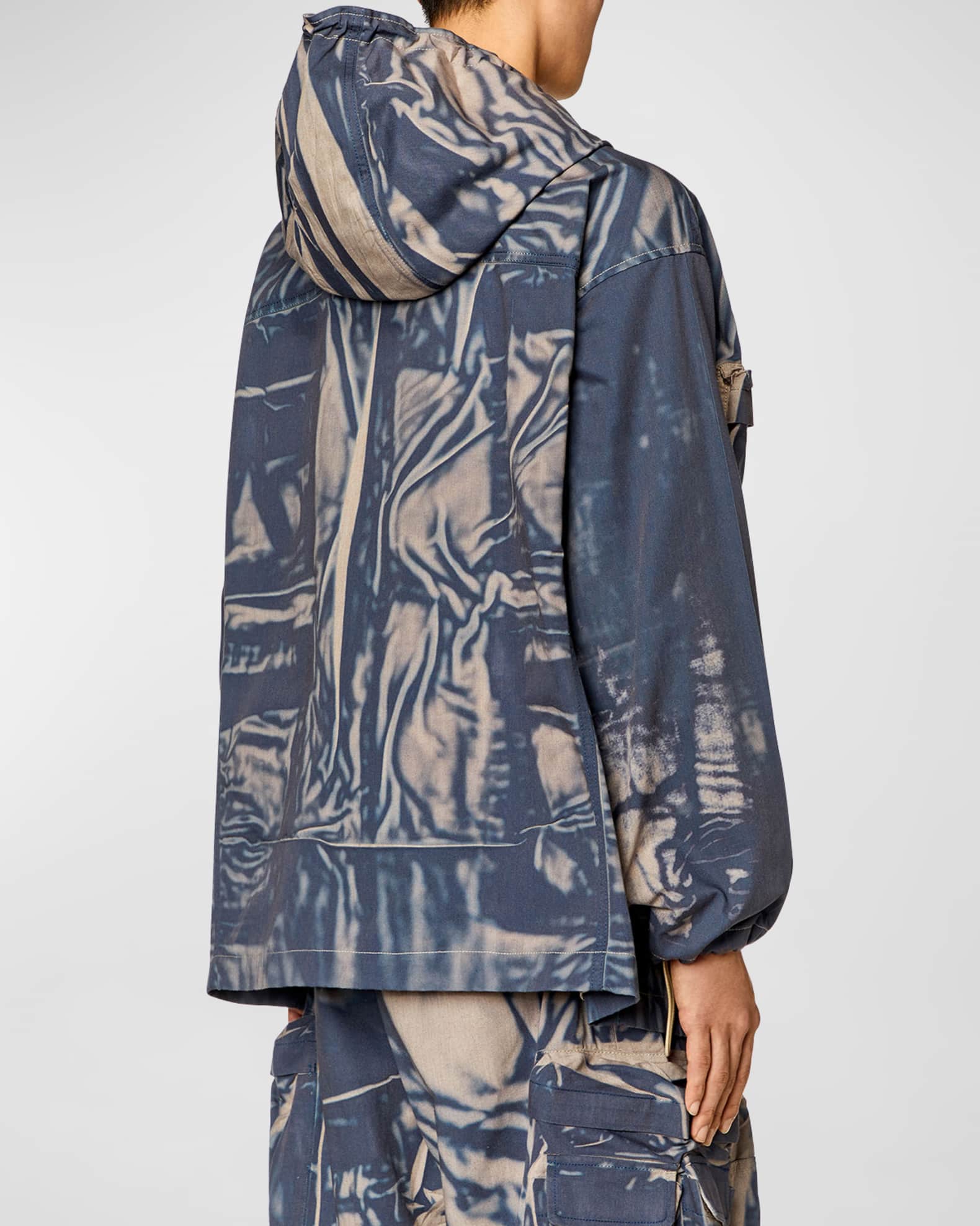 Diesel Men's J-Cadmus Oversized Twill Jacket | Neiman Marcus