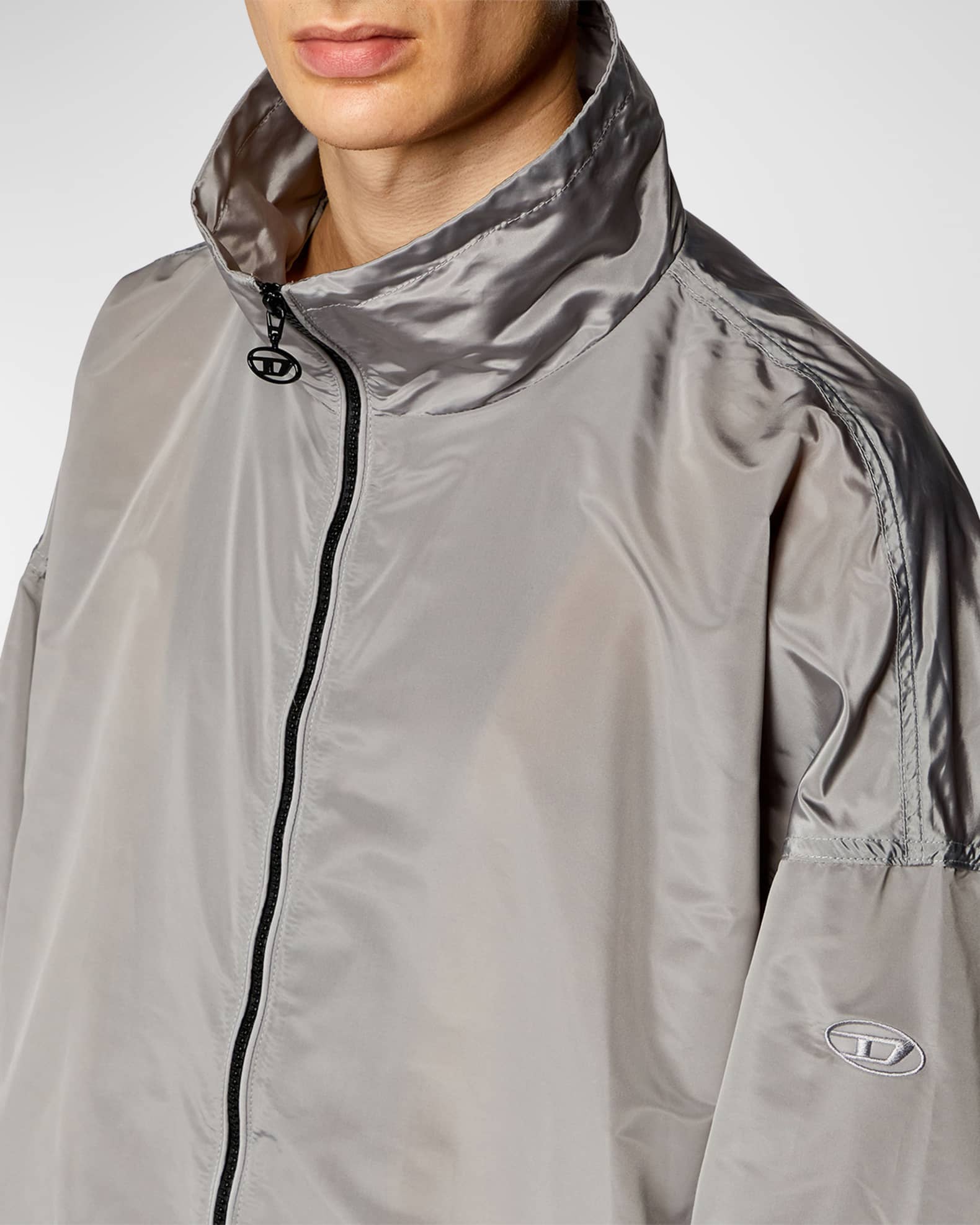 Diesel Men's J-Wright Nylon Wind-Resistant Jacket | Neiman Marcus