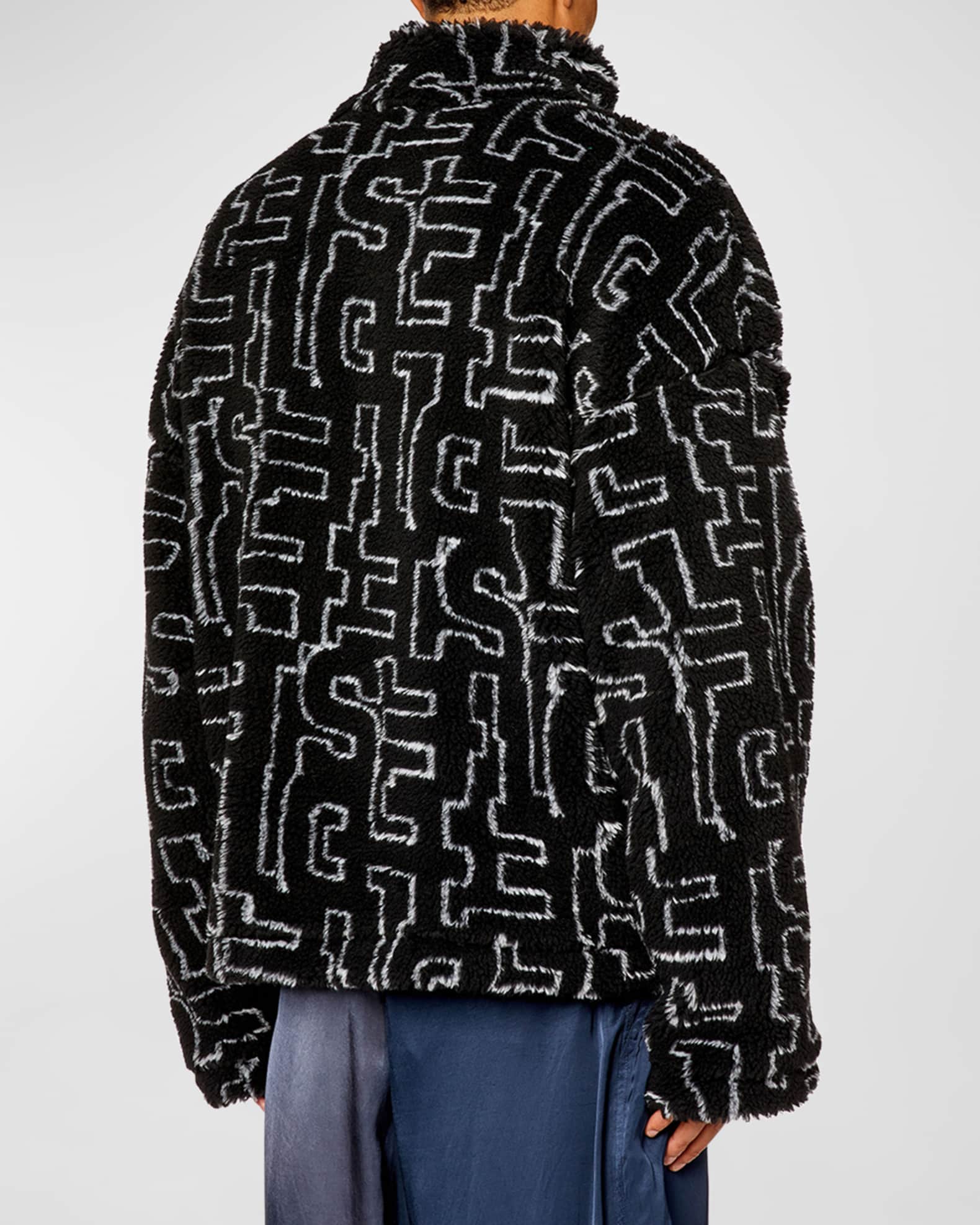 Diesel Men's S-Luck Plush Teddy Jacket | Neiman Marcus