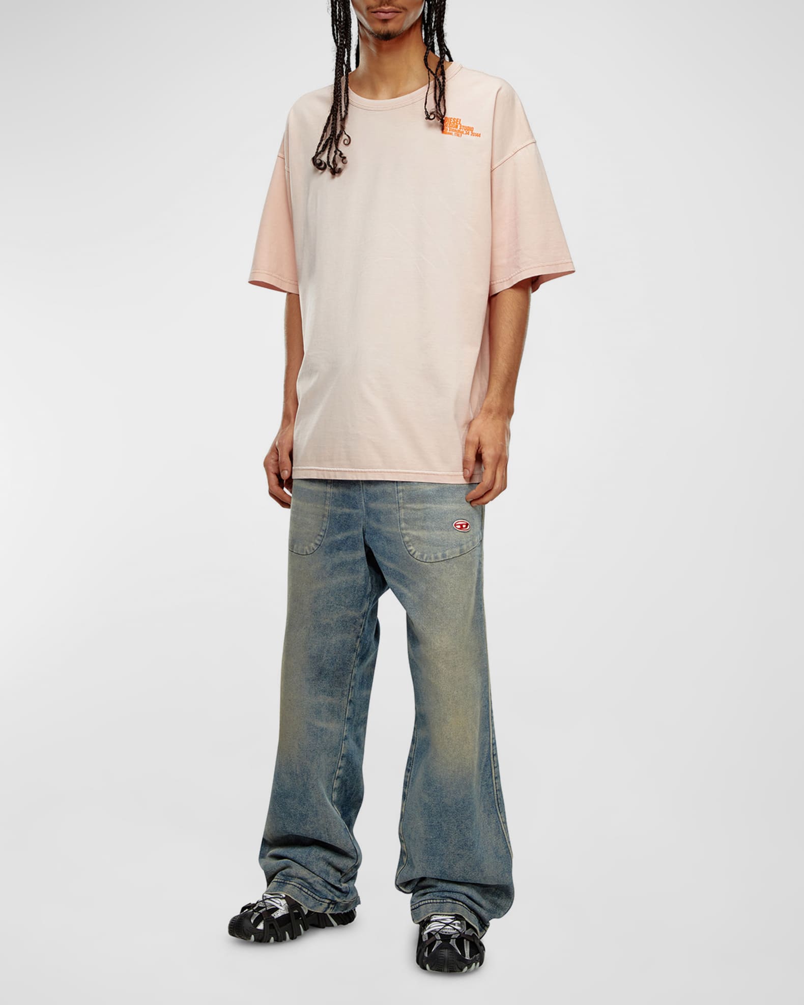 Diesel Men's T-Boxt-N7 Logo-Print T-Shirt | Neiman Marcus