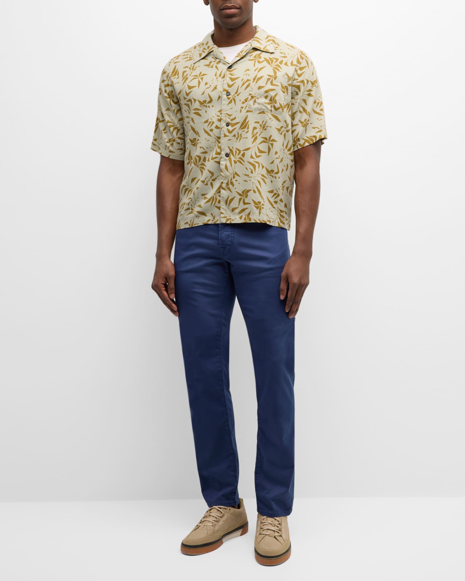 Jacob Cohen Men's Slim Fit Bard Stretch 5-Pocket Pants | Neiman Marcus