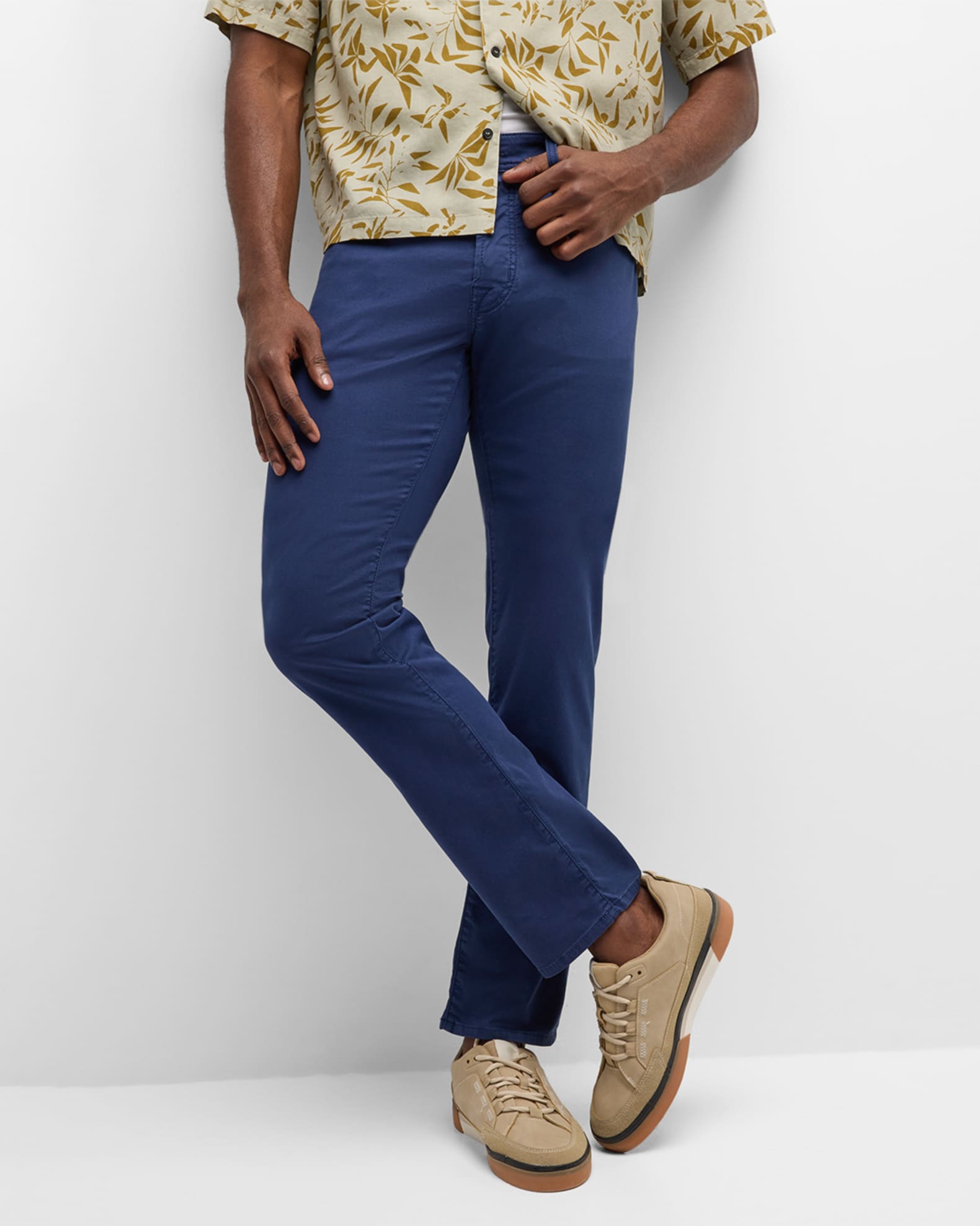 Jacob Cohen Men's Slim Fit Bard Stretch 5-Pocket Pants | Neiman Marcus