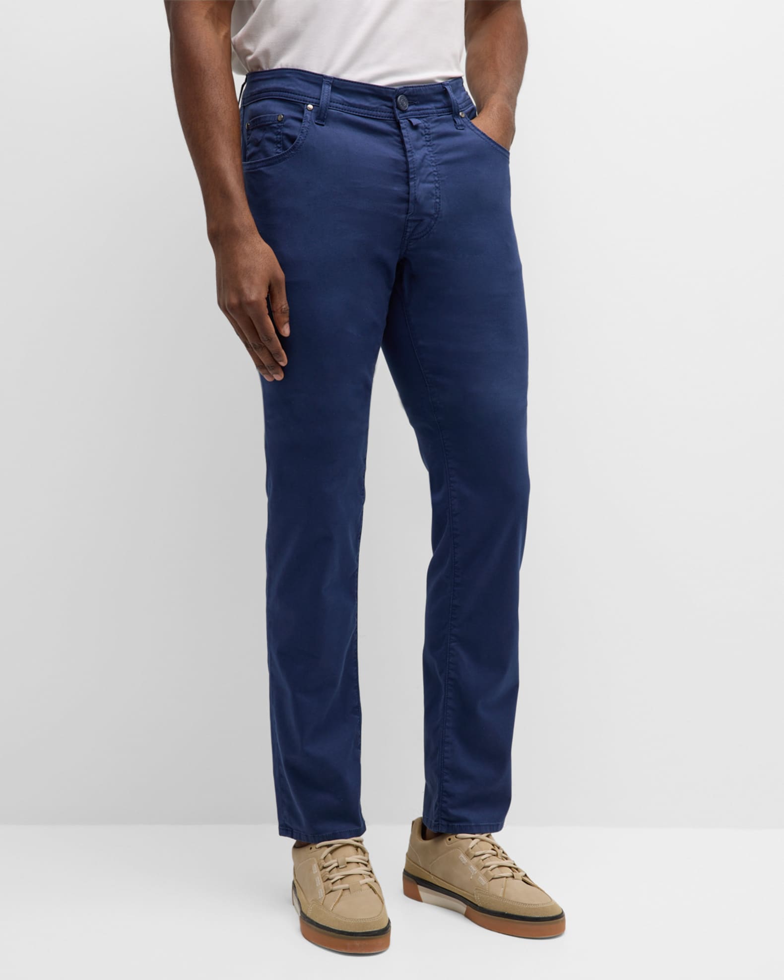 Jacob Cohen Men's Slim Fit Bard Stretch 5-Pocket Pants | Neiman Marcus