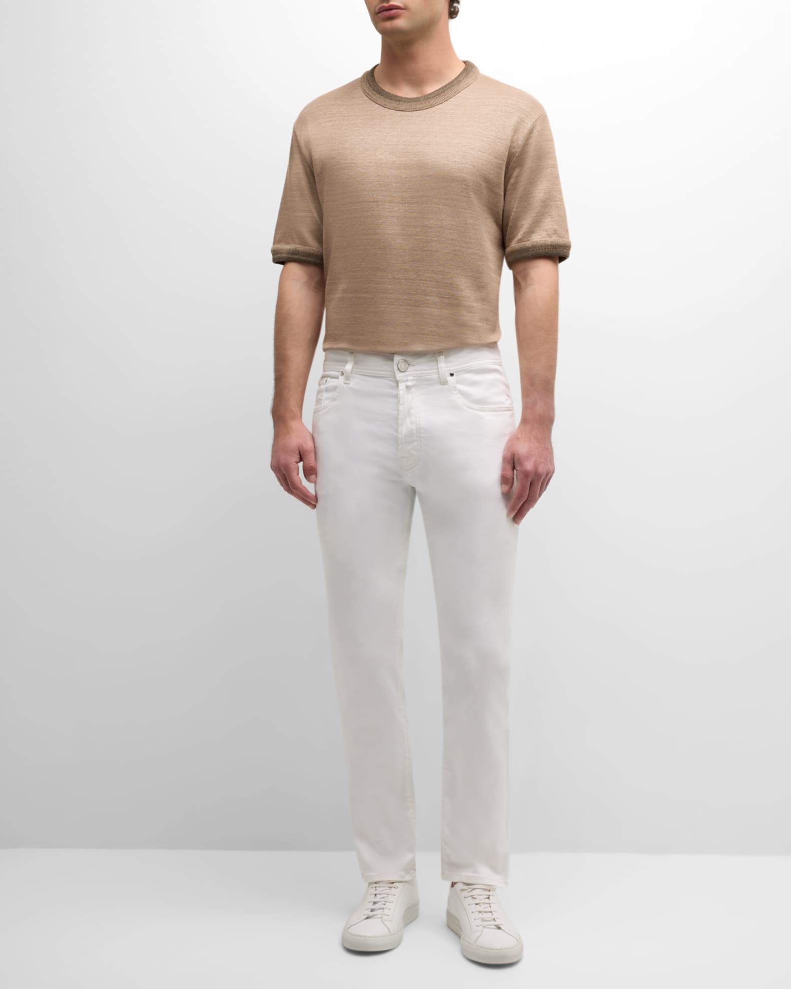 Jacob Cohen Men's Bard Slim Fit Stretch 5-Pocket Pants | Neiman Marcus