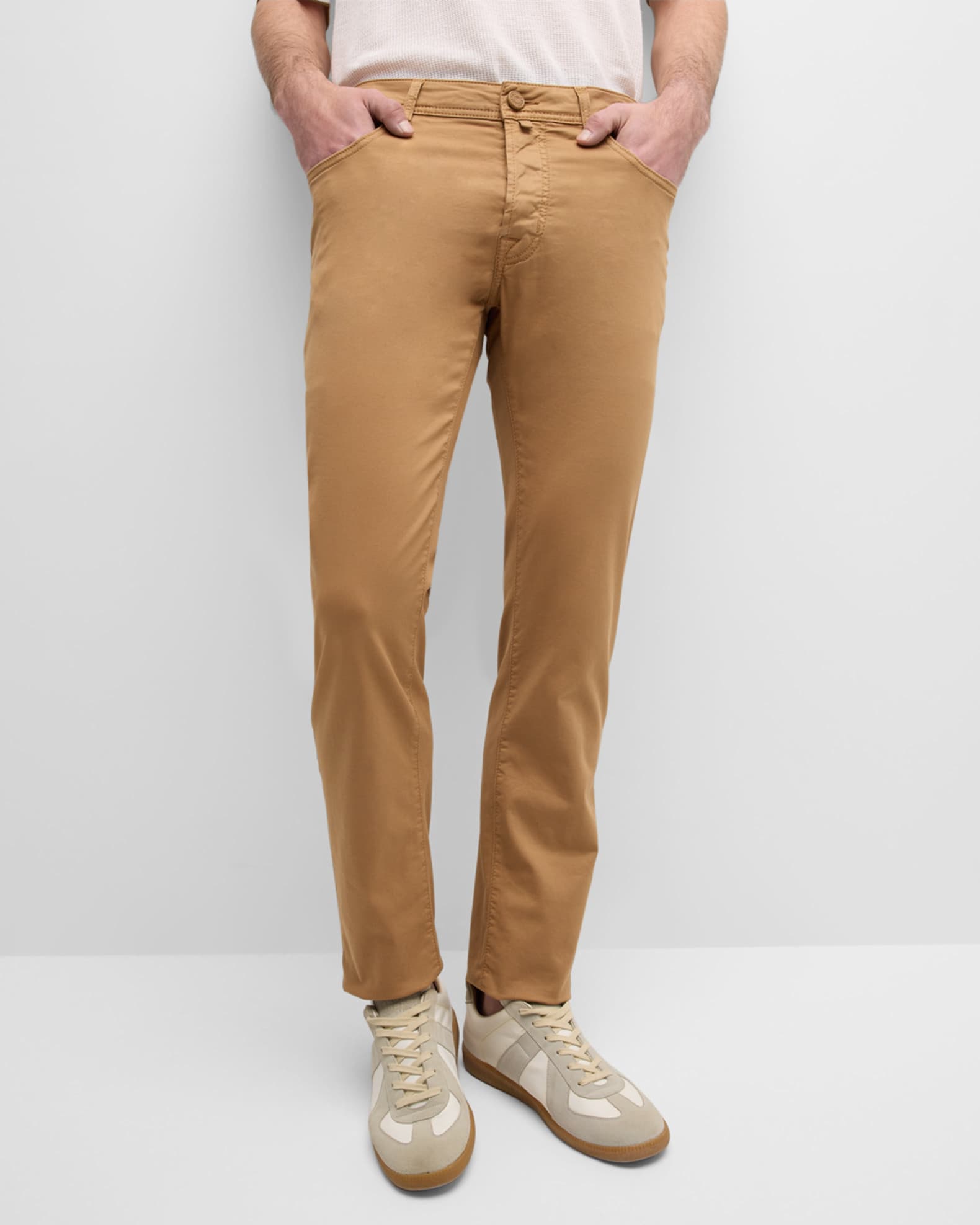 Jacob Cohen Men's Bard Slim Fit 5-Pocket Pants | Neiman Marcus