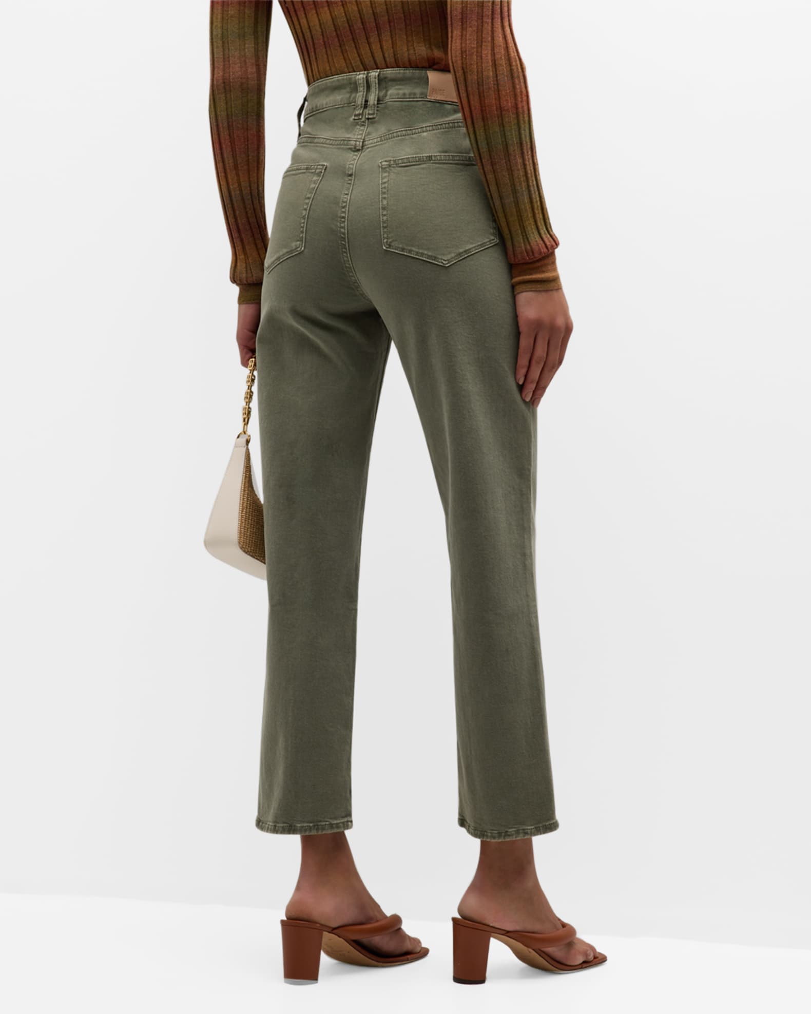 PAIGE Alexis Cropped Cargo Jeans | Neiman Marcus