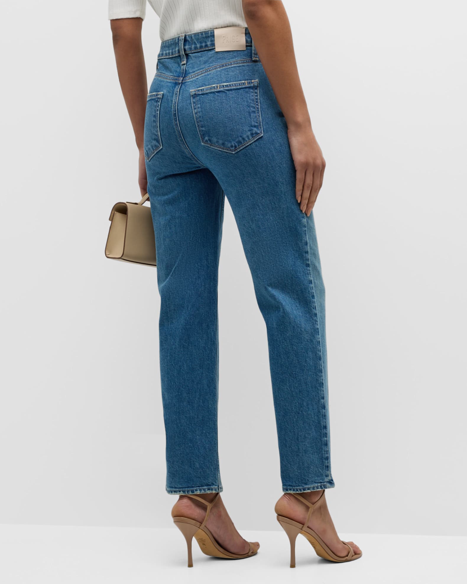 PAIGE Sarah Straight Ankle Jeans | Neiman Marcus
