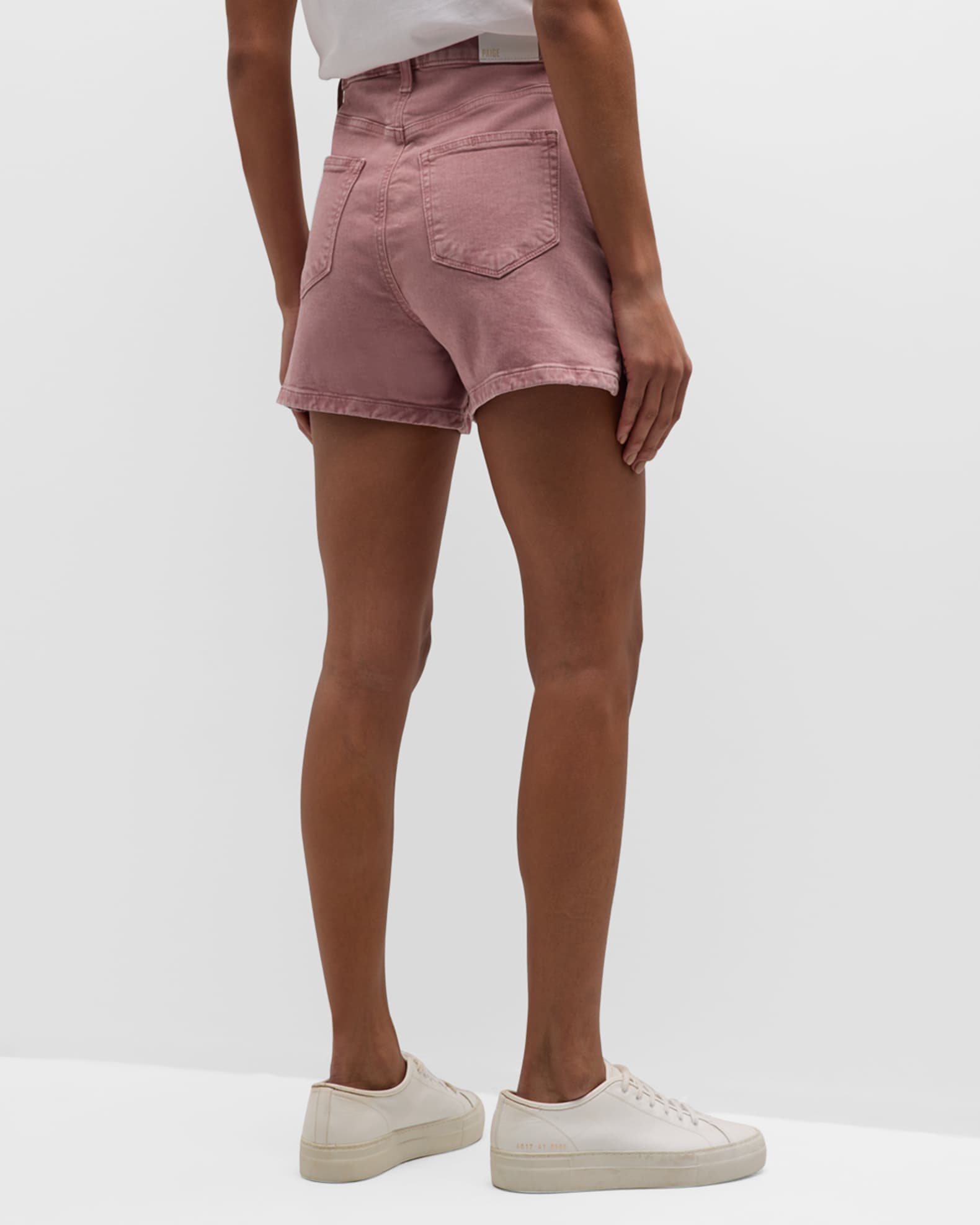 PAIGE Dani High Rise Denim Shorts | Neiman Marcus