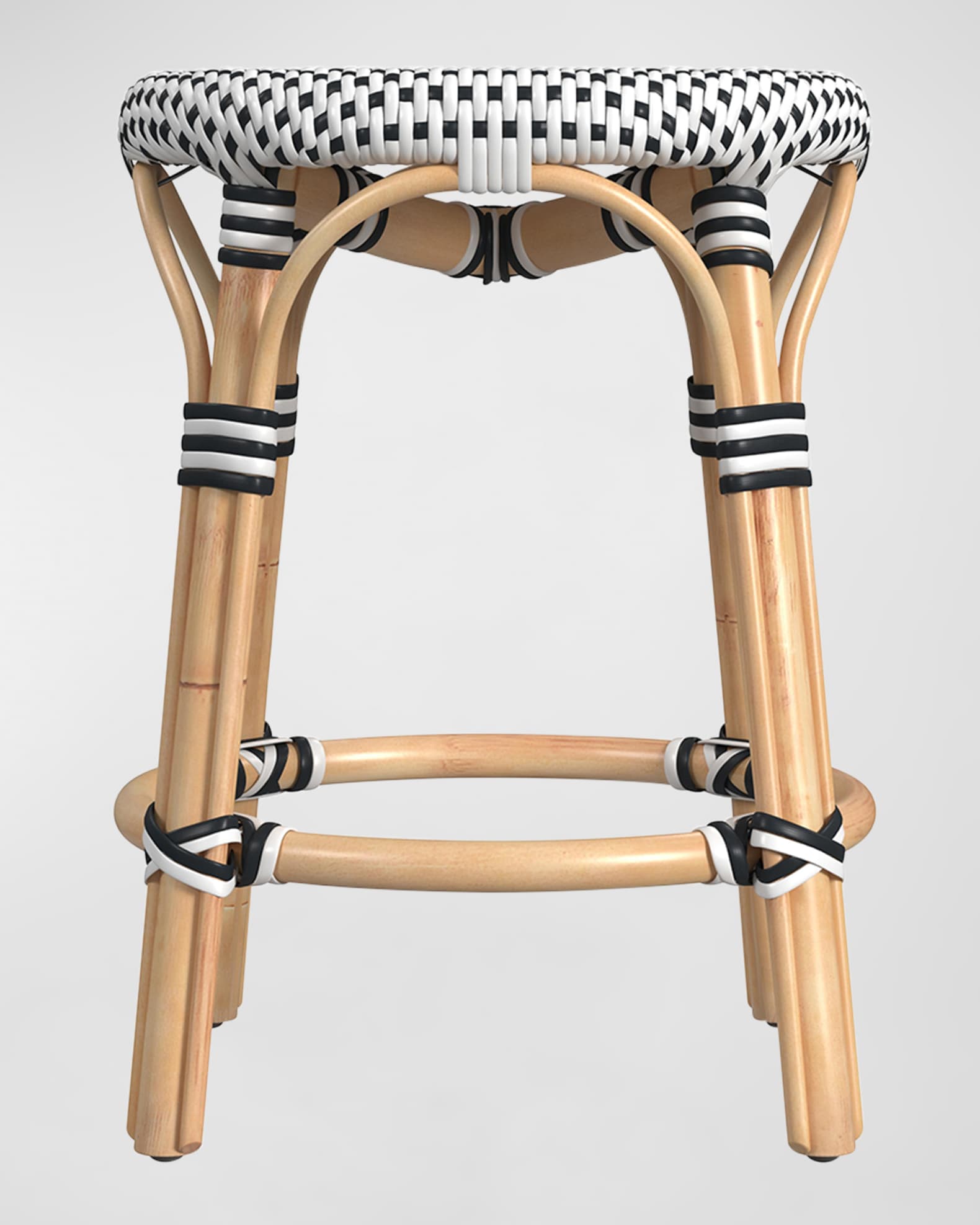 Butler Specialty Co Tacy 18" Rattan Dining Stool | Neiman Marcus