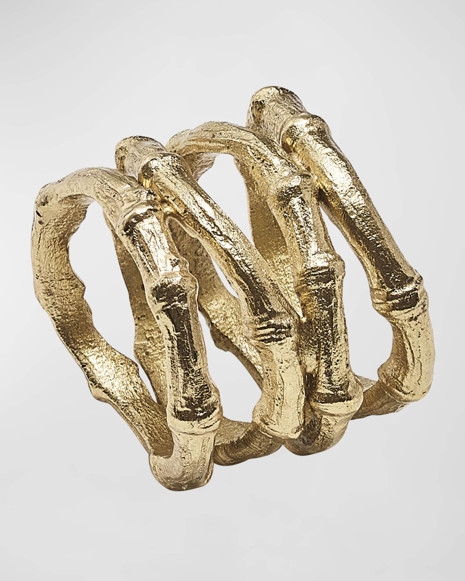 Kim Seybert Bamboo Metal Napkin Ring | Neiman Marcus