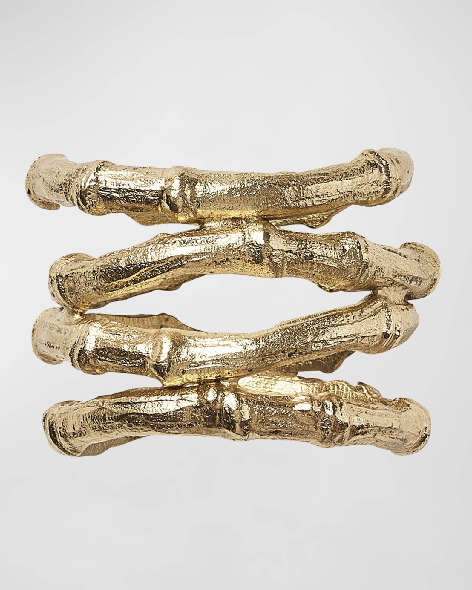 Kim Seybert Bamboo Metal Napkin Ring | Neiman Marcus