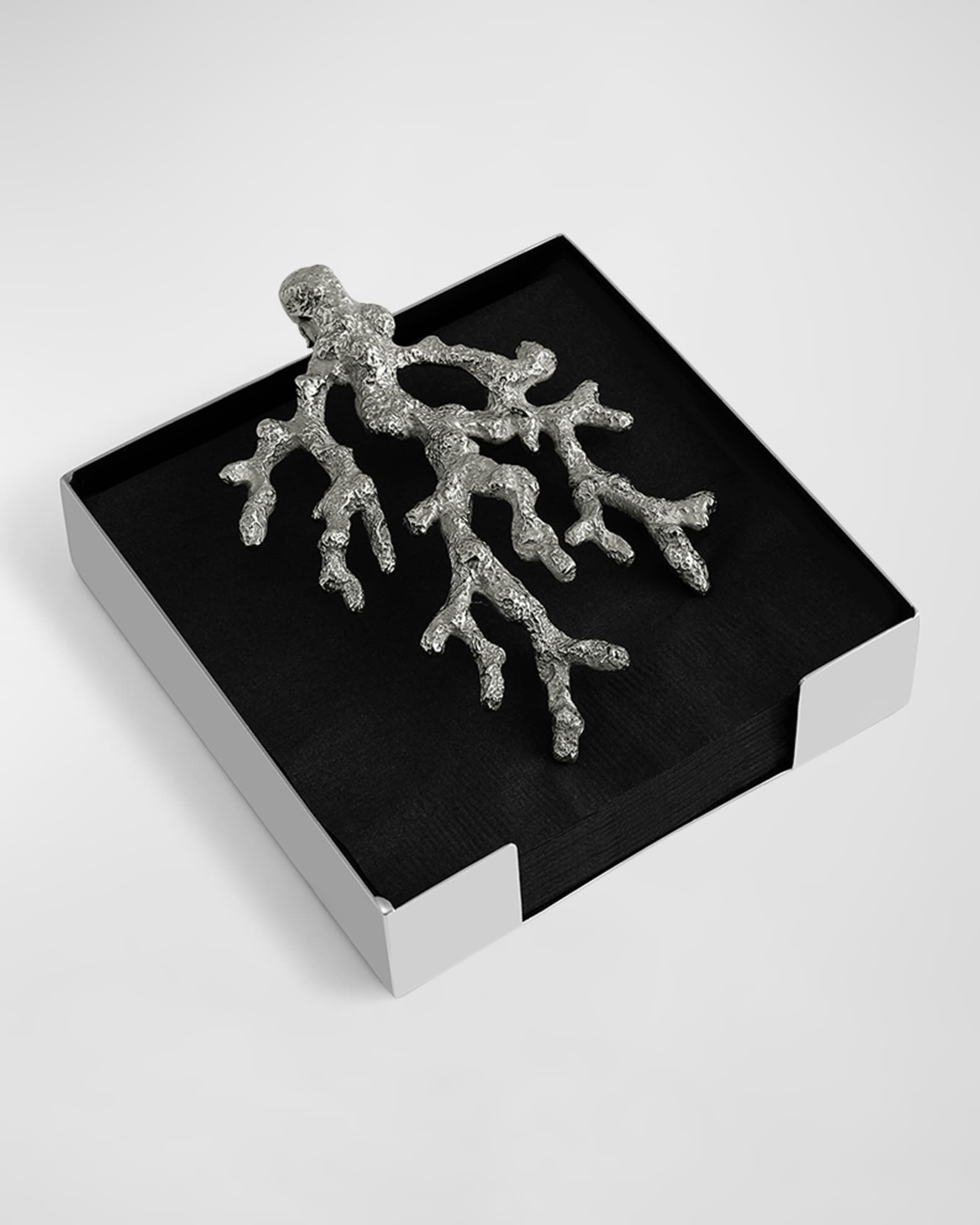 Michael Aram Ocean Reef Cocktail Napkin Holder | Neiman Marcus