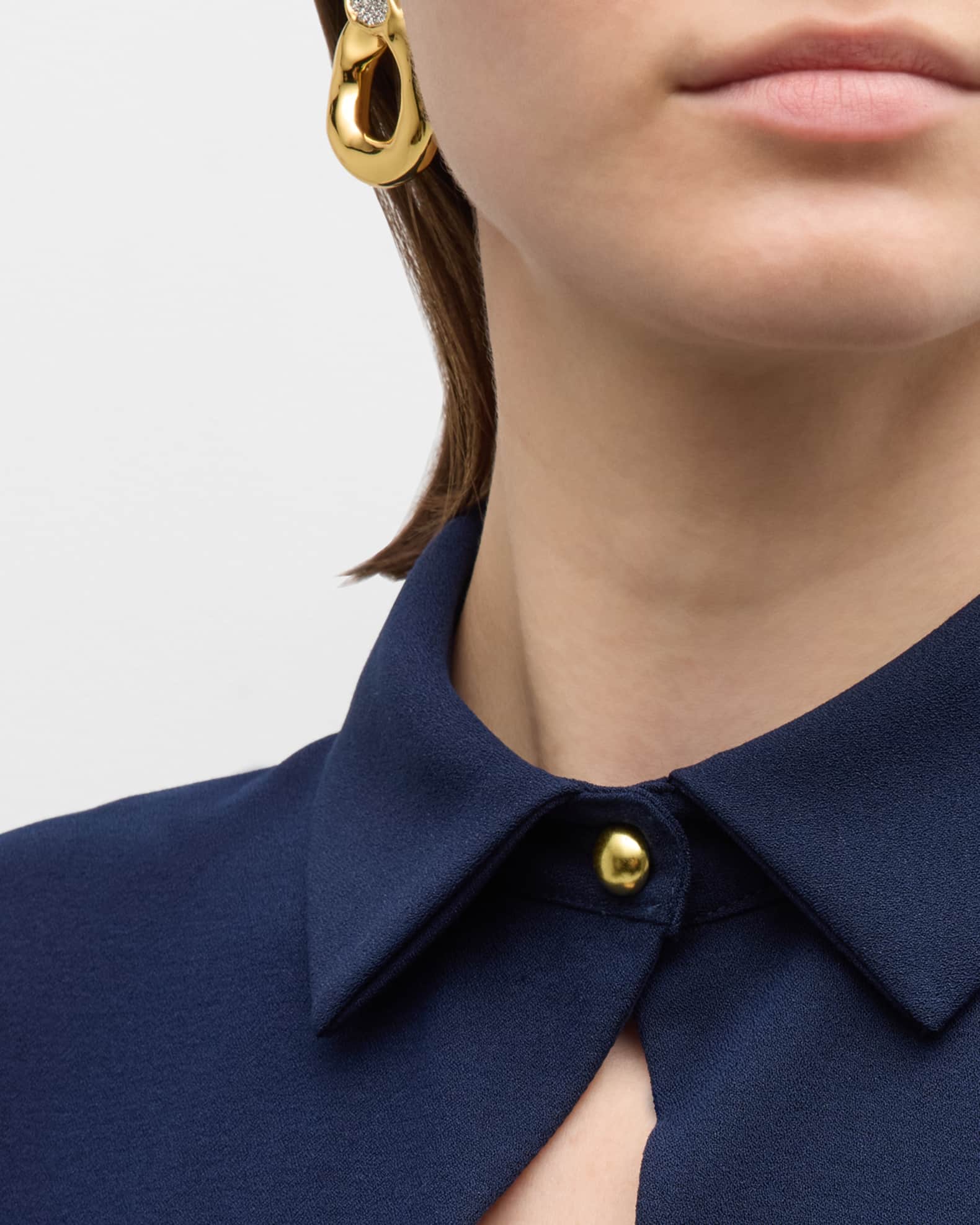 Black Halo Rami Pleated Cutout Elbow-Sleeve Mini Dress | Neiman Marcus