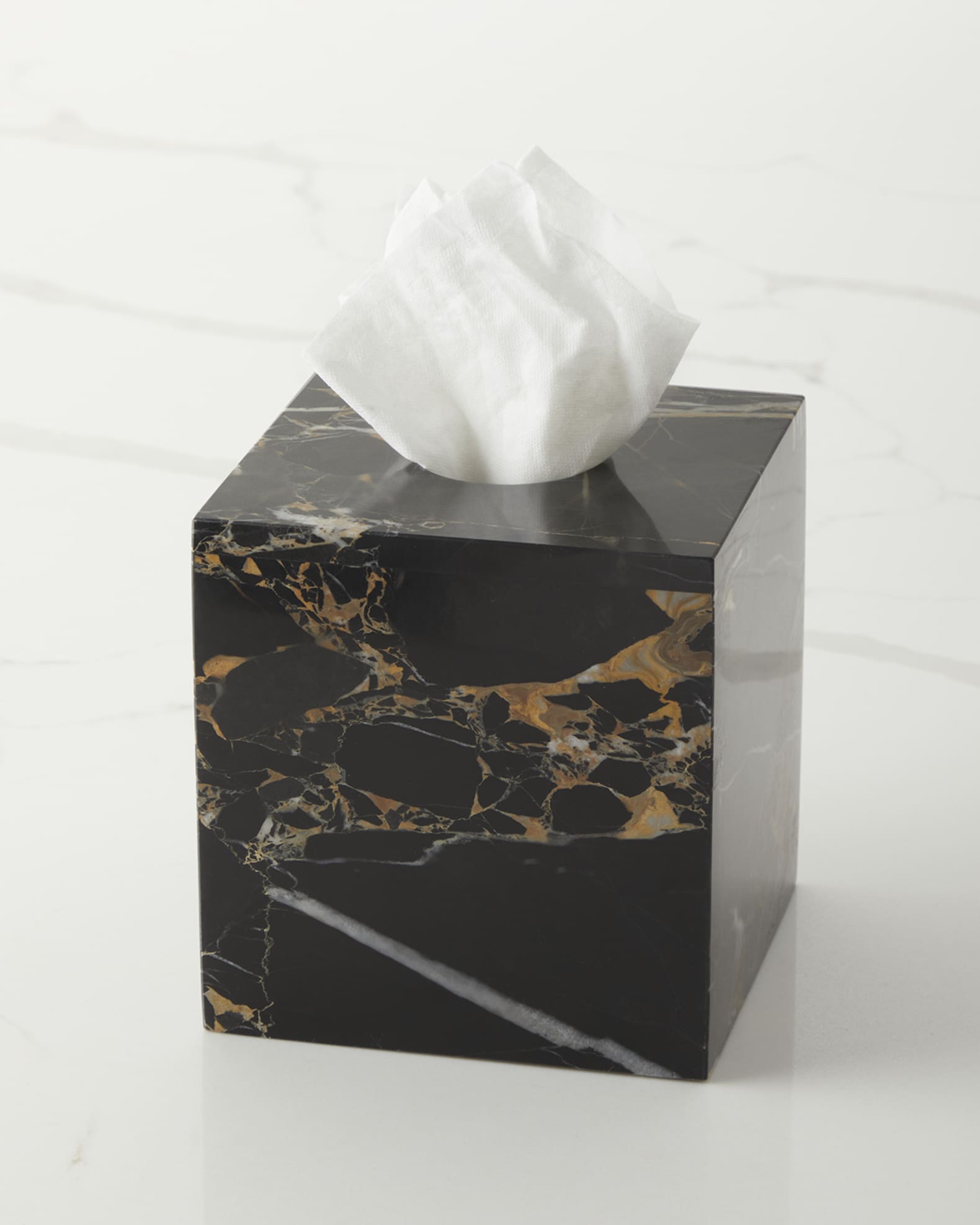 Kassatex Athenas Marble Tissue Holder | Neiman Marcus