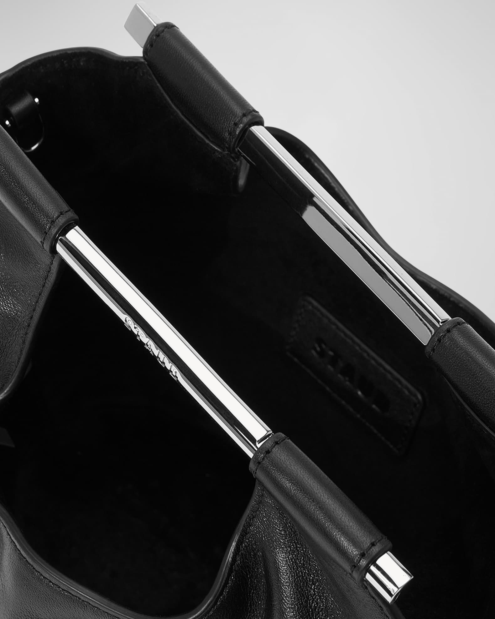 STAUD Mar Mini Leather Bucket Bag | Neiman Marcus