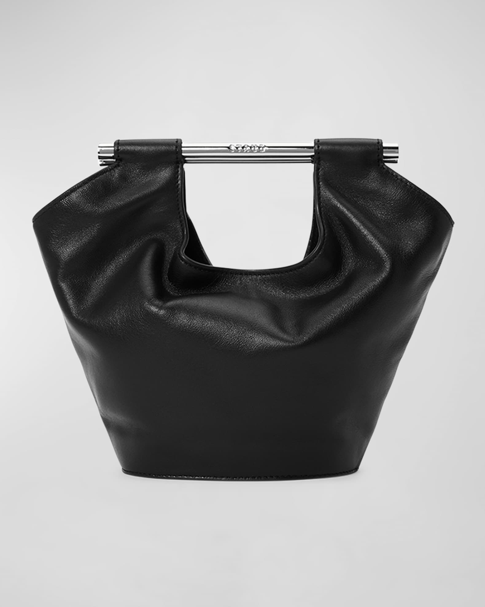 STAUD Mar Mini Leather Bucket Bag | Neiman Marcus