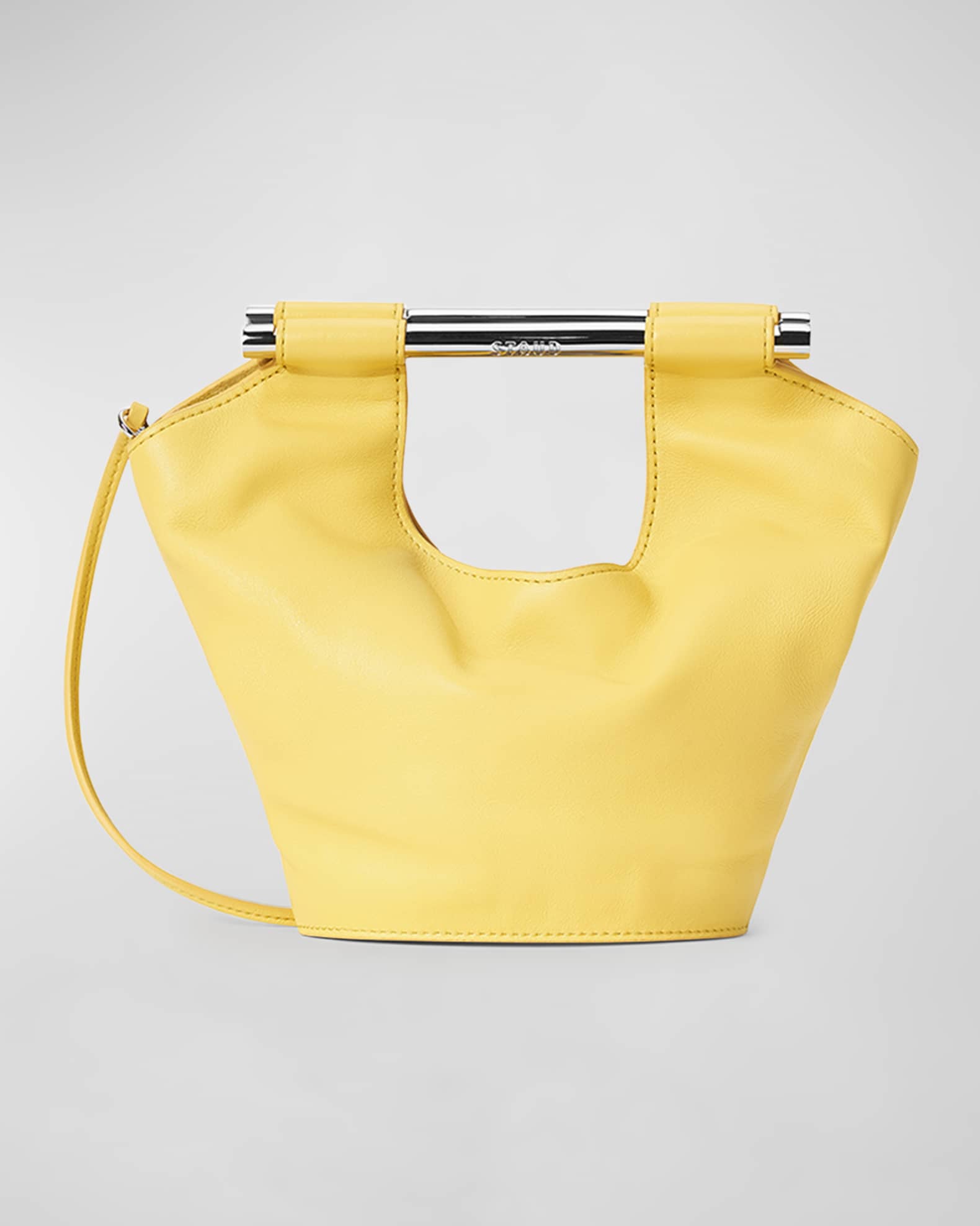 Staud Mar Mini Leather Bucket Bag | Neiman Marcus