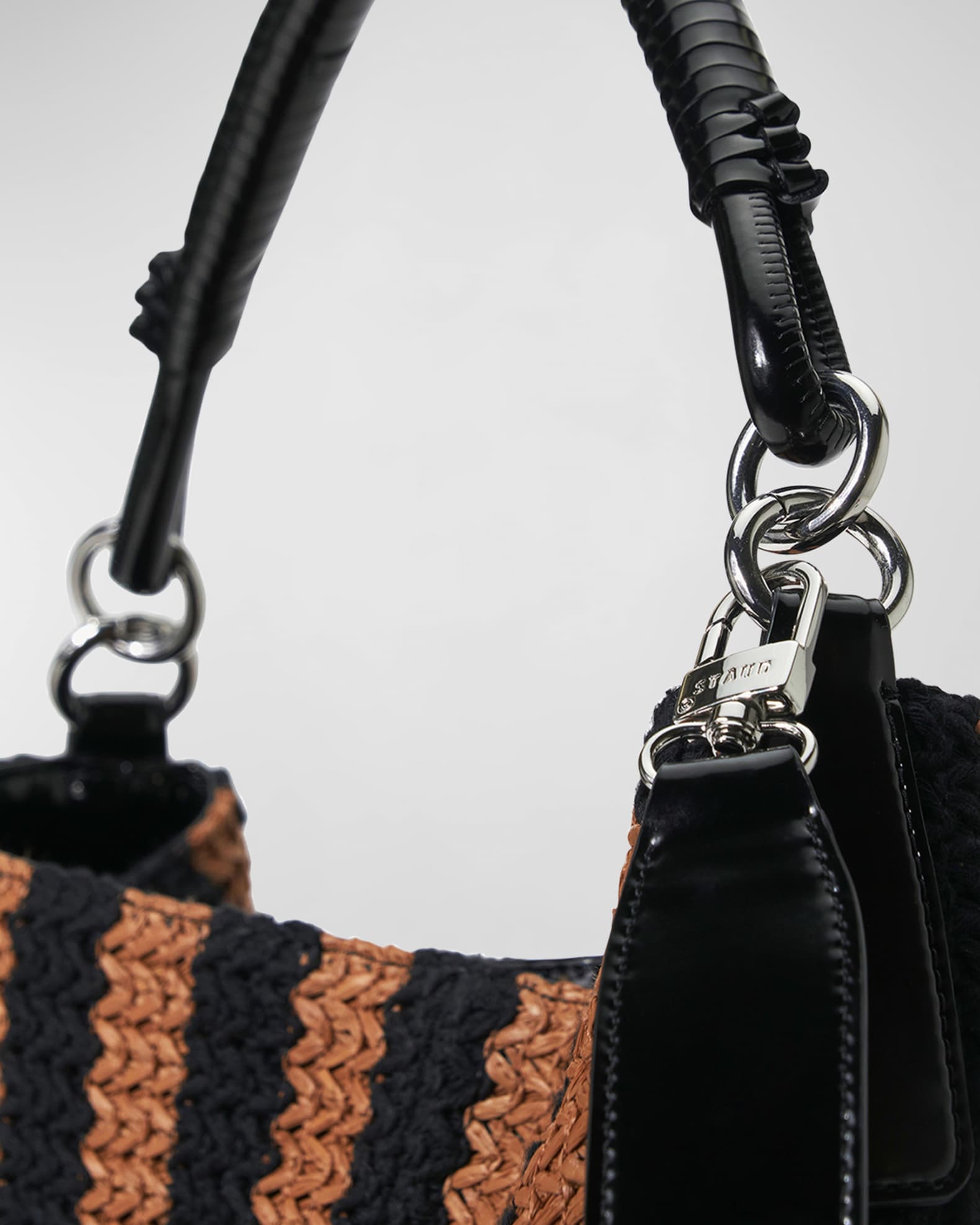 STAUD Perry Striped Hobo Bag | Neiman Marcus