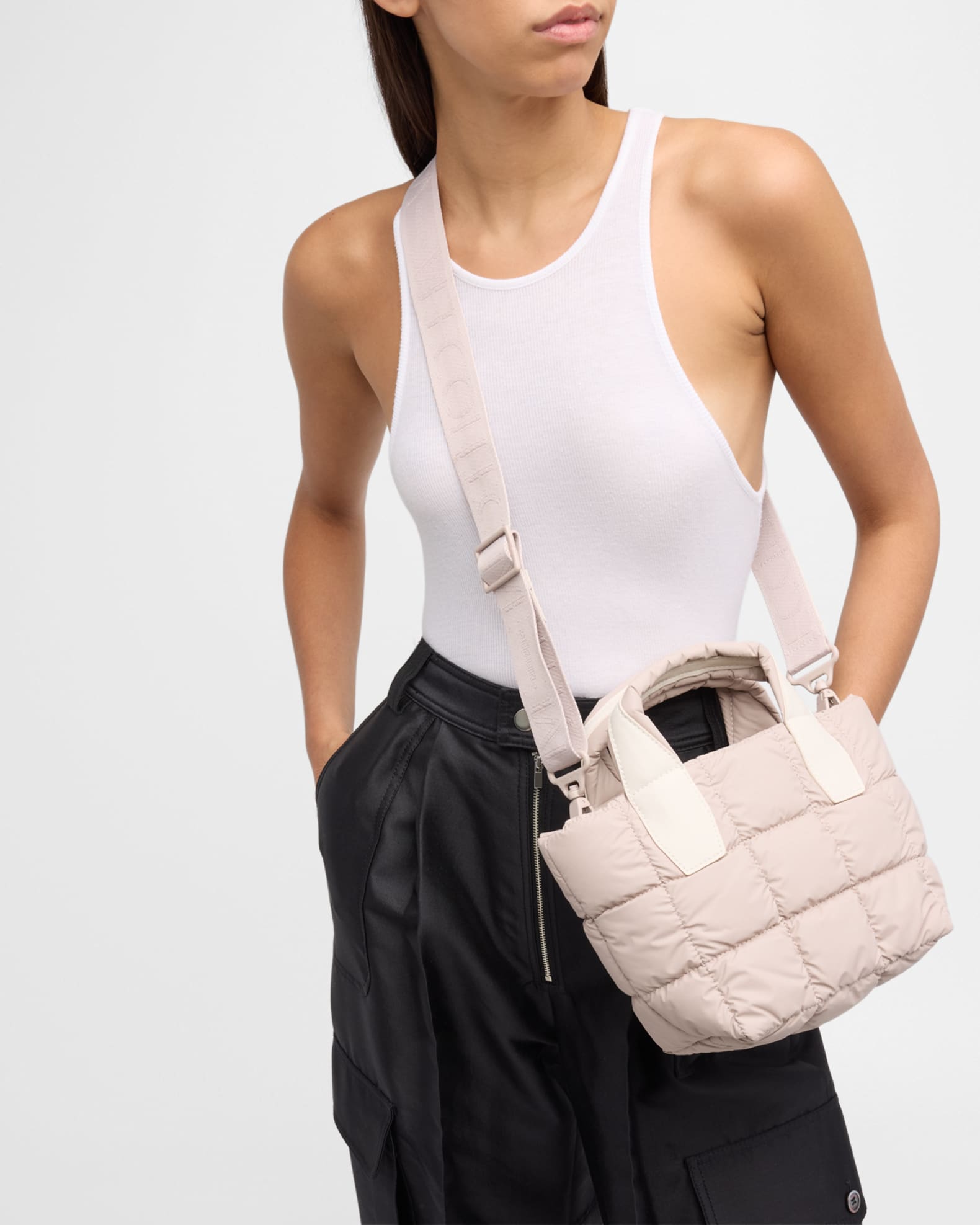 VeeCollective Porter Mini Quilted Tote Bag | Neiman Marcus