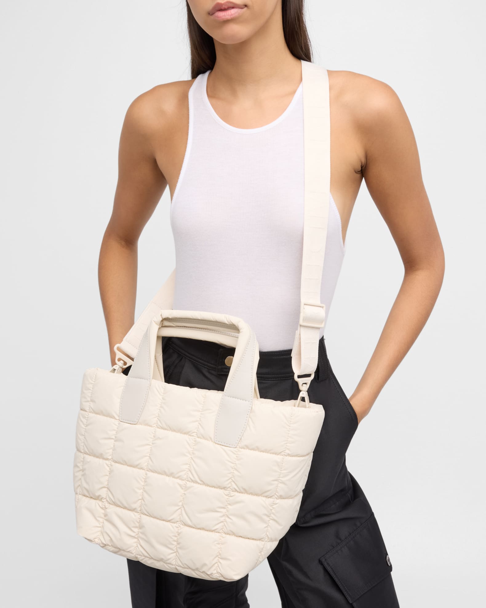 VeeCollective Porter Small Quilted Tote Bag | Neiman Marcus