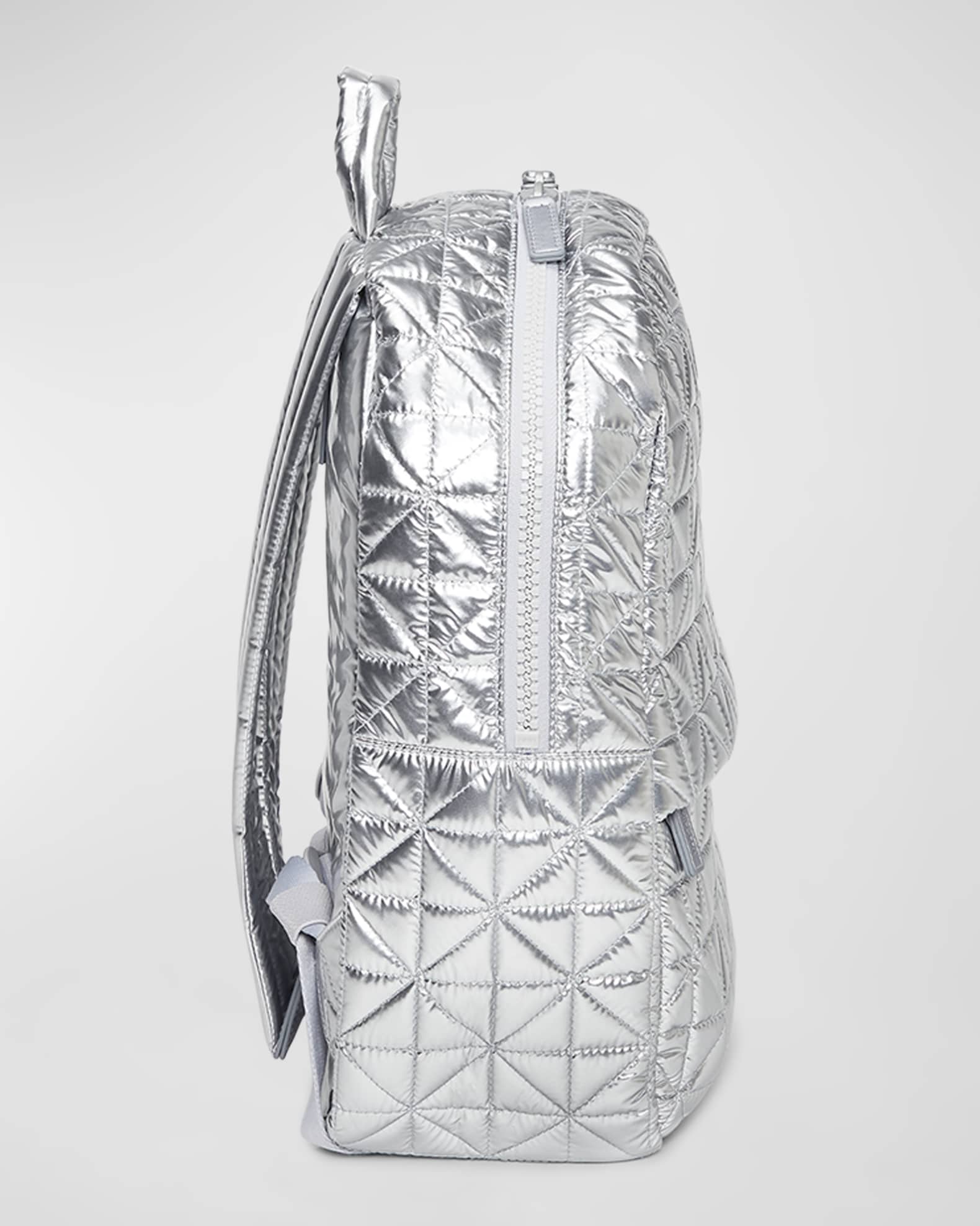 VeeCollective Metallic Quilted Nylon Backpack | Neiman Marcus