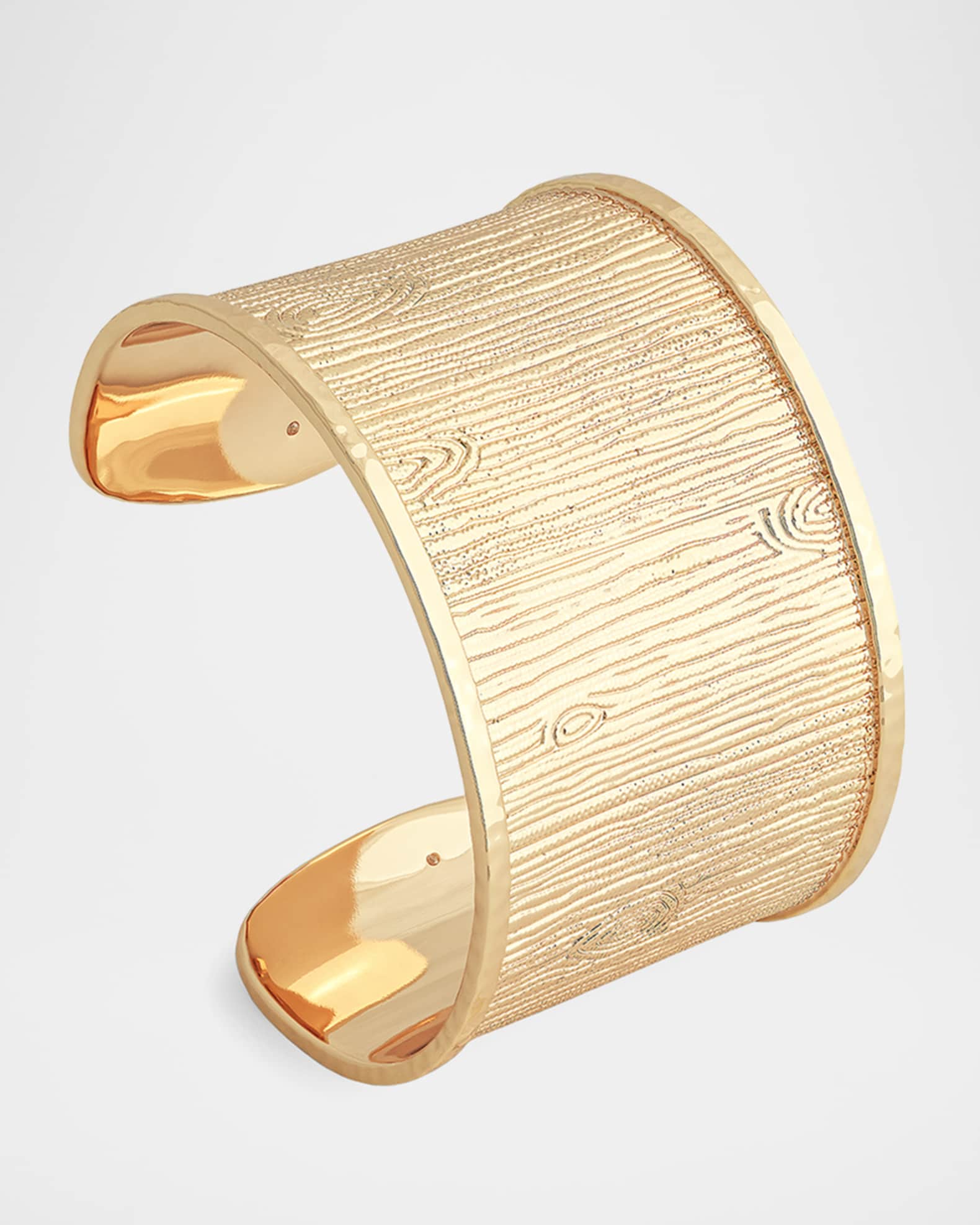 Anabel Aram Jewelry Enchanted Forest Bark Cuff Bracelet | Neiman Marcus