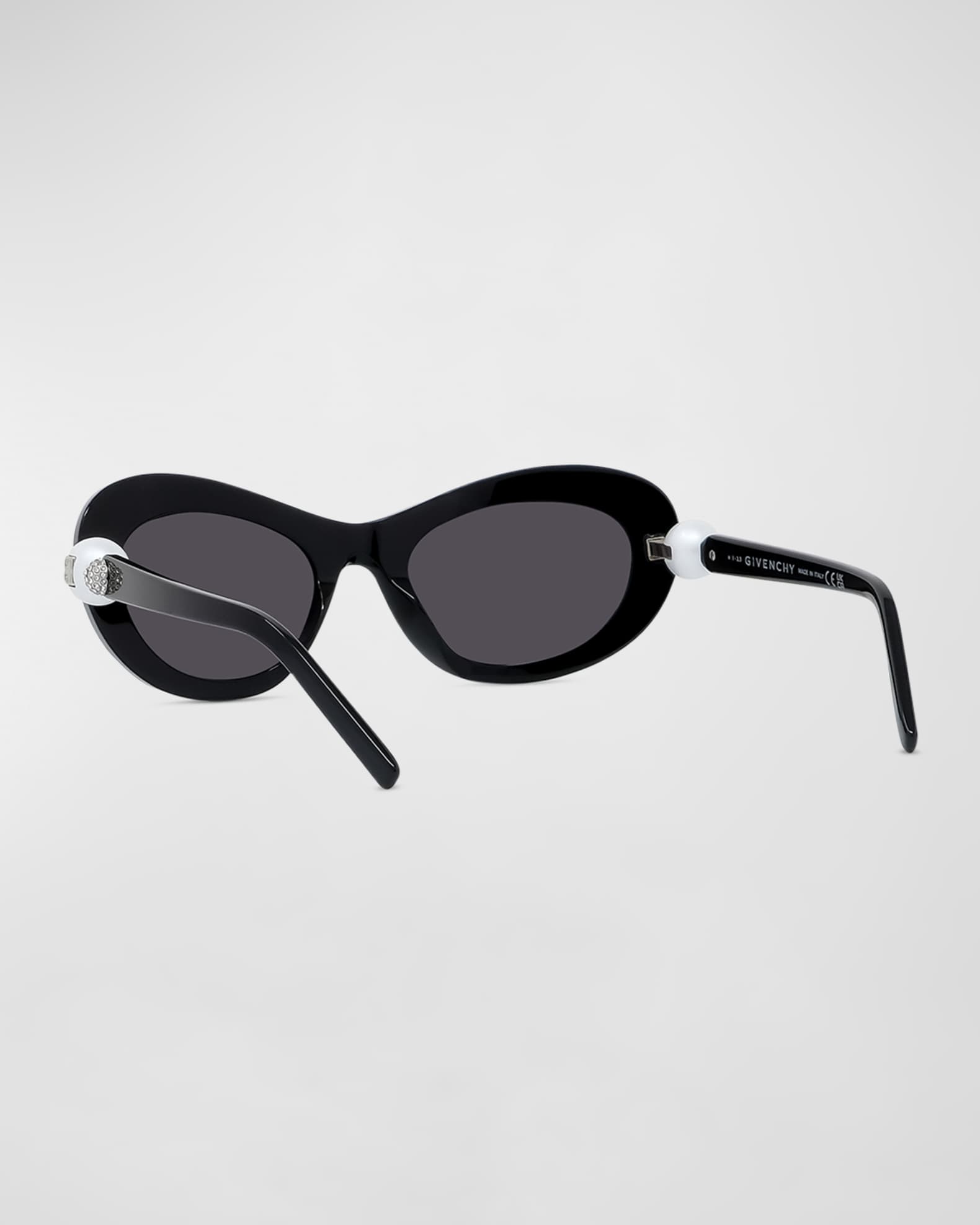 Givenchy Pearlescent Metal Butterfly Sunglasses | Neiman Marcus