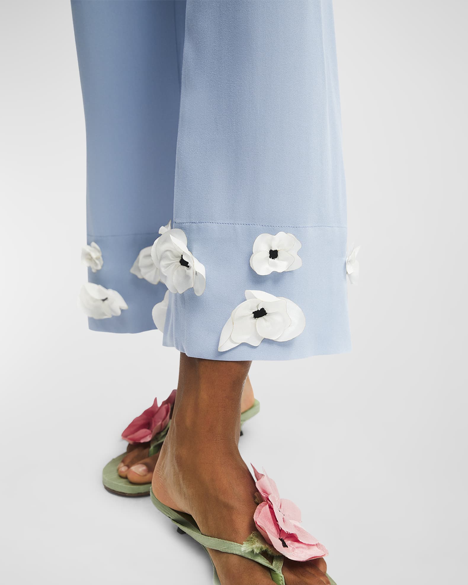 Sleeper The Bloom Floral Applique Party Pajama Set | Neiman Marcus