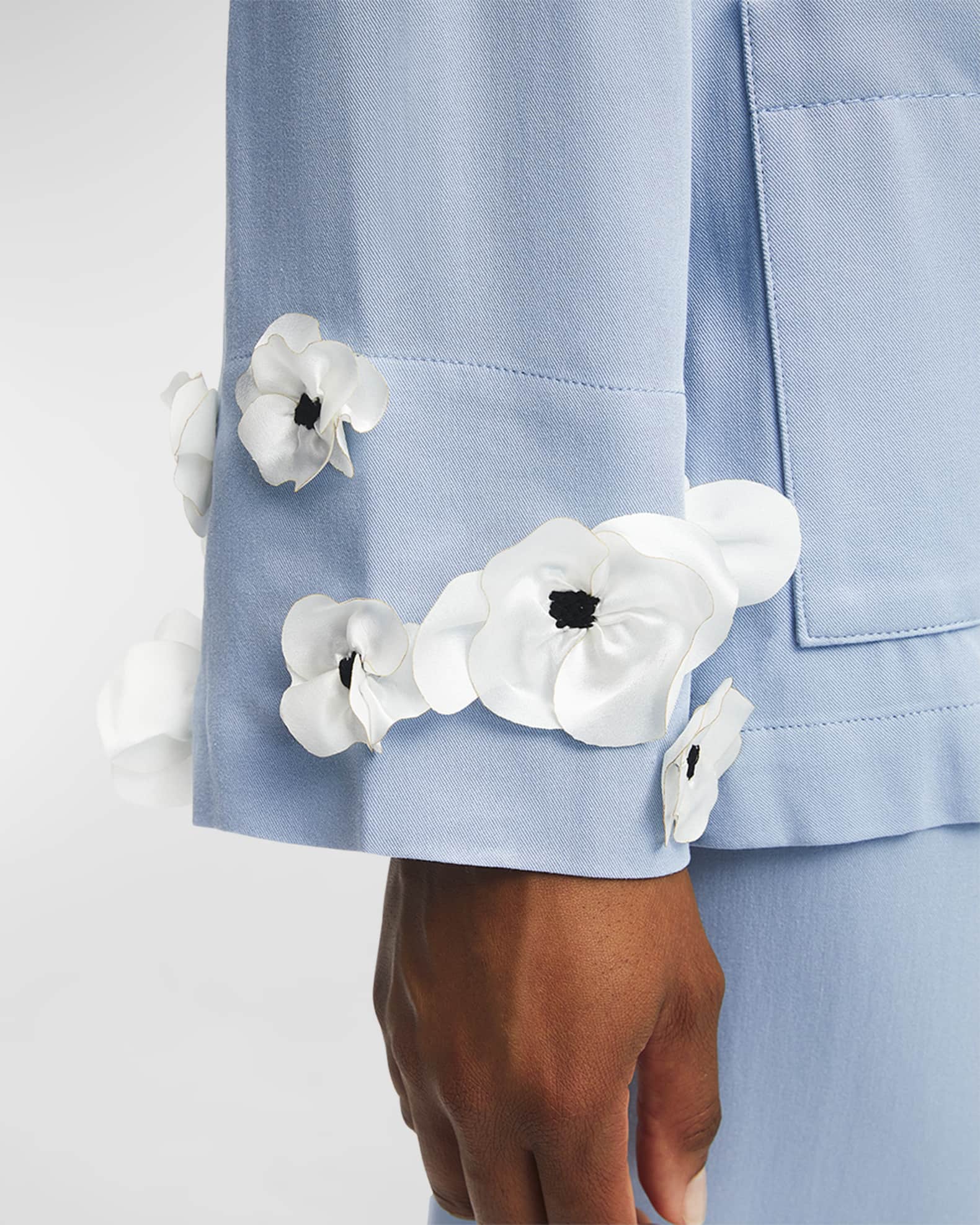 Sleeper The Bloom Floral Applique Party Pajama Set | Neiman Marcus