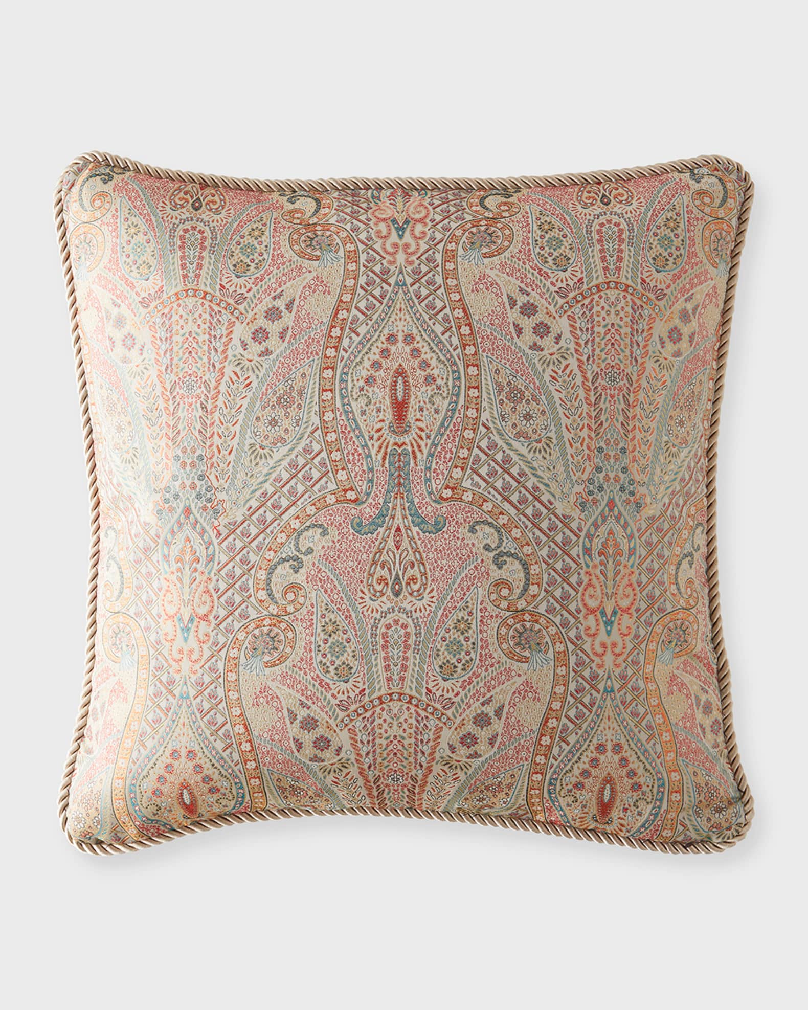 Austin Horn Collection Imperial Main Pillow, 20" Square | Neiman Marcus