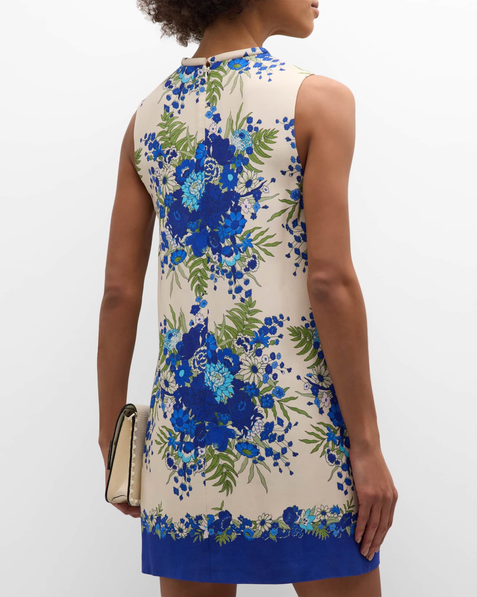 Cara Cara Mackenzie Sleeveless Floral Mini Shift Dress | Neiman Marcus