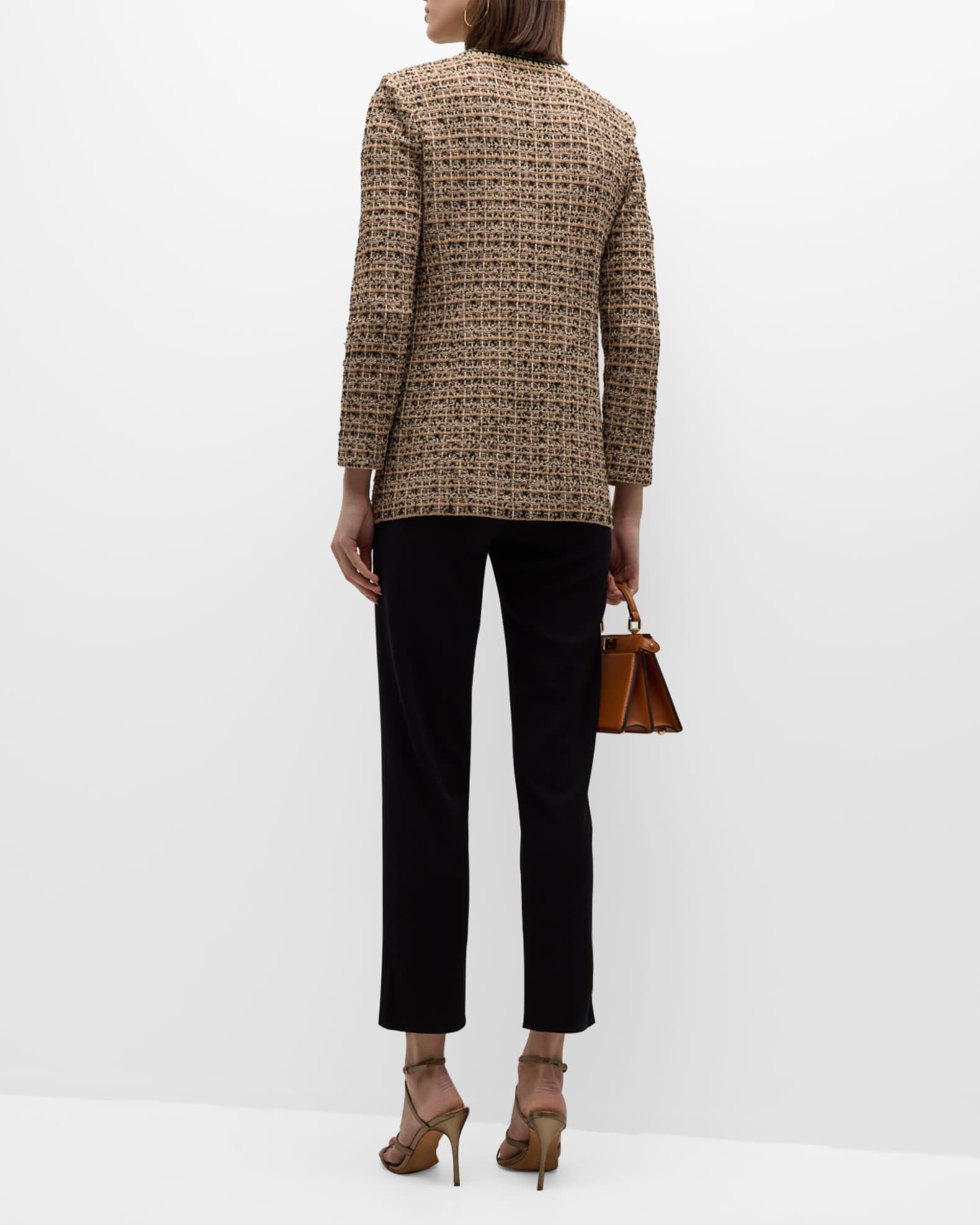 Misook Tailored Tweed-Knit Jacket | Neiman Marcus
