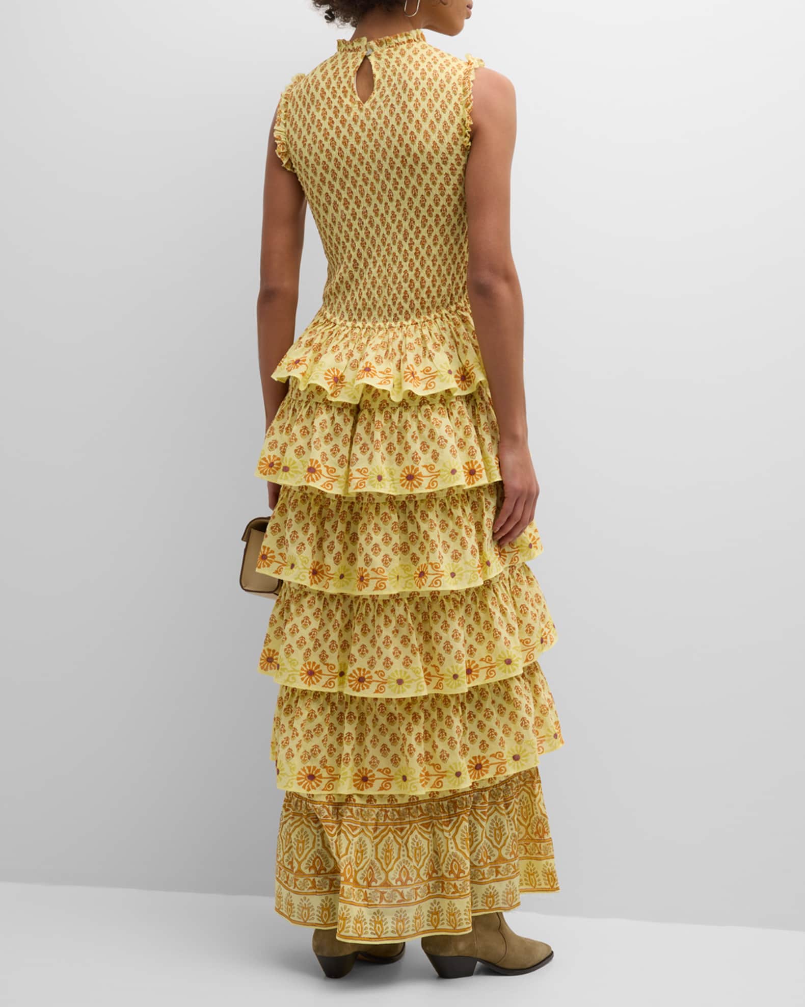 Alix of Bohemia Cabana Saffron Bhutti Maxi Dress | Neiman Marcus