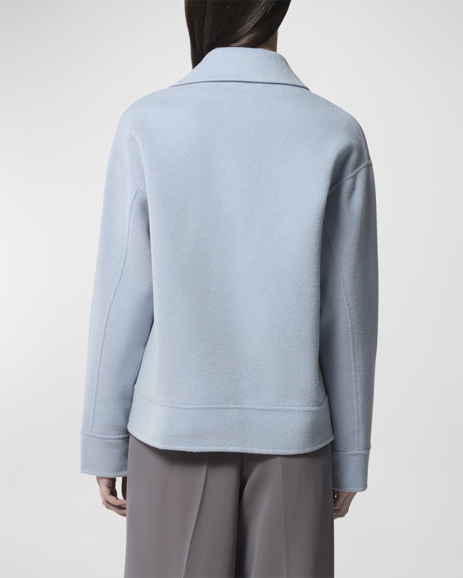 Soia & Kyo Double-Face Wool-Blend Moto Jacket | Neiman Marcus