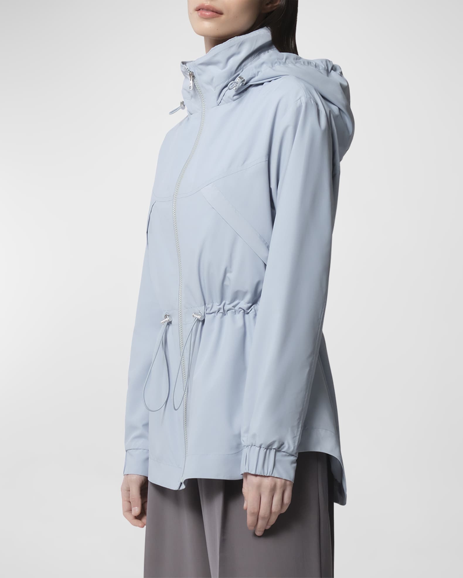 Soia & Kyo Raven Water-Repellent Anorak Utility Jacket | Neiman Marcus