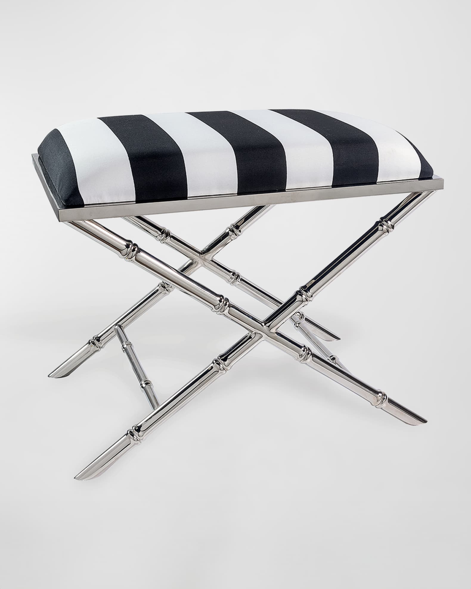 Port 68 Lauderdale Nickel Striped Bench | Neiman Marcus