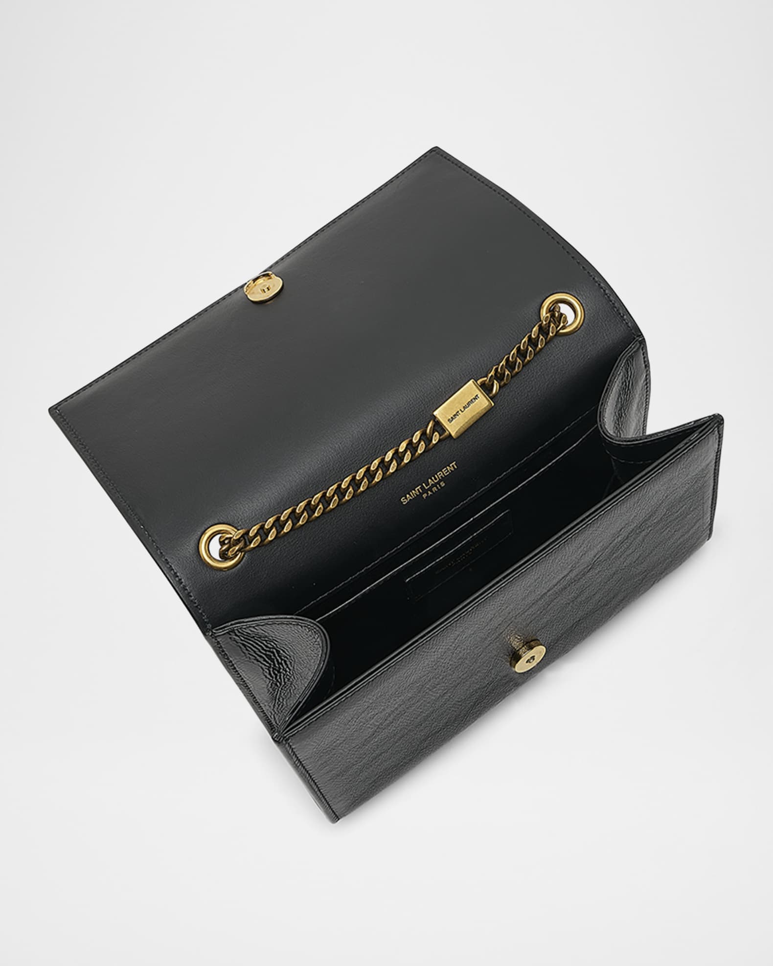 Saint Laurent Kate Small YSL Leather Crossbody Bag | Neiman Marcus