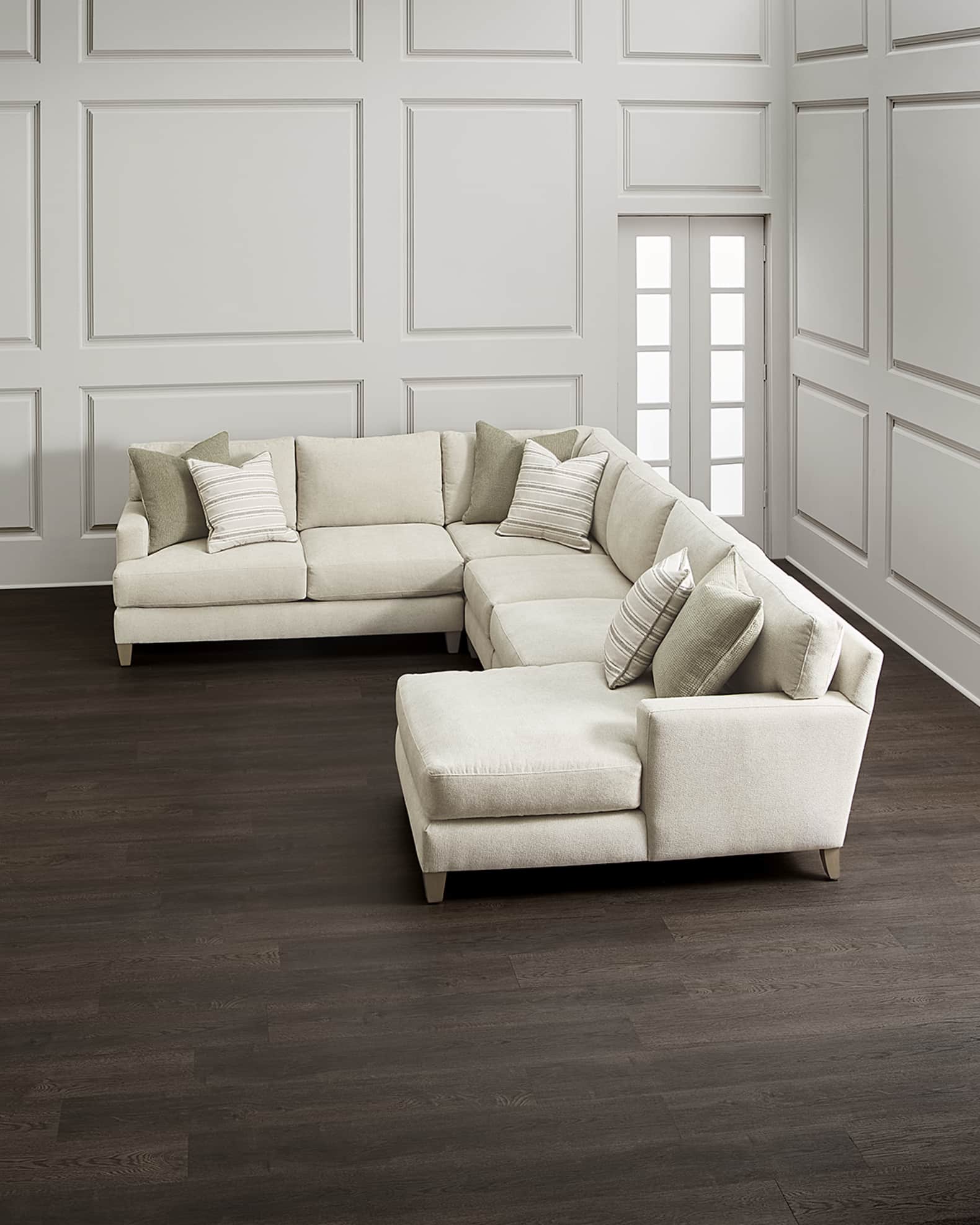 Bernhardt Mila 5-Piece Right Chaise Sectional | Neiman Marcus