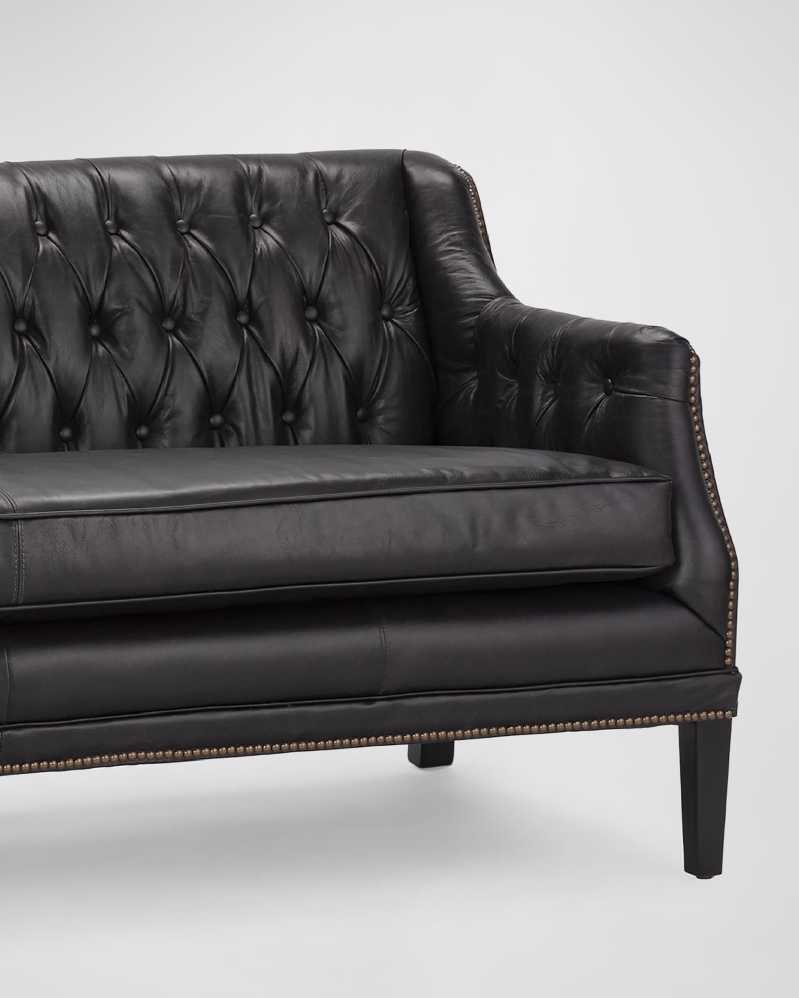 Regina Andrew Essex Leather Sofa, 72.5" | Neiman Marcus