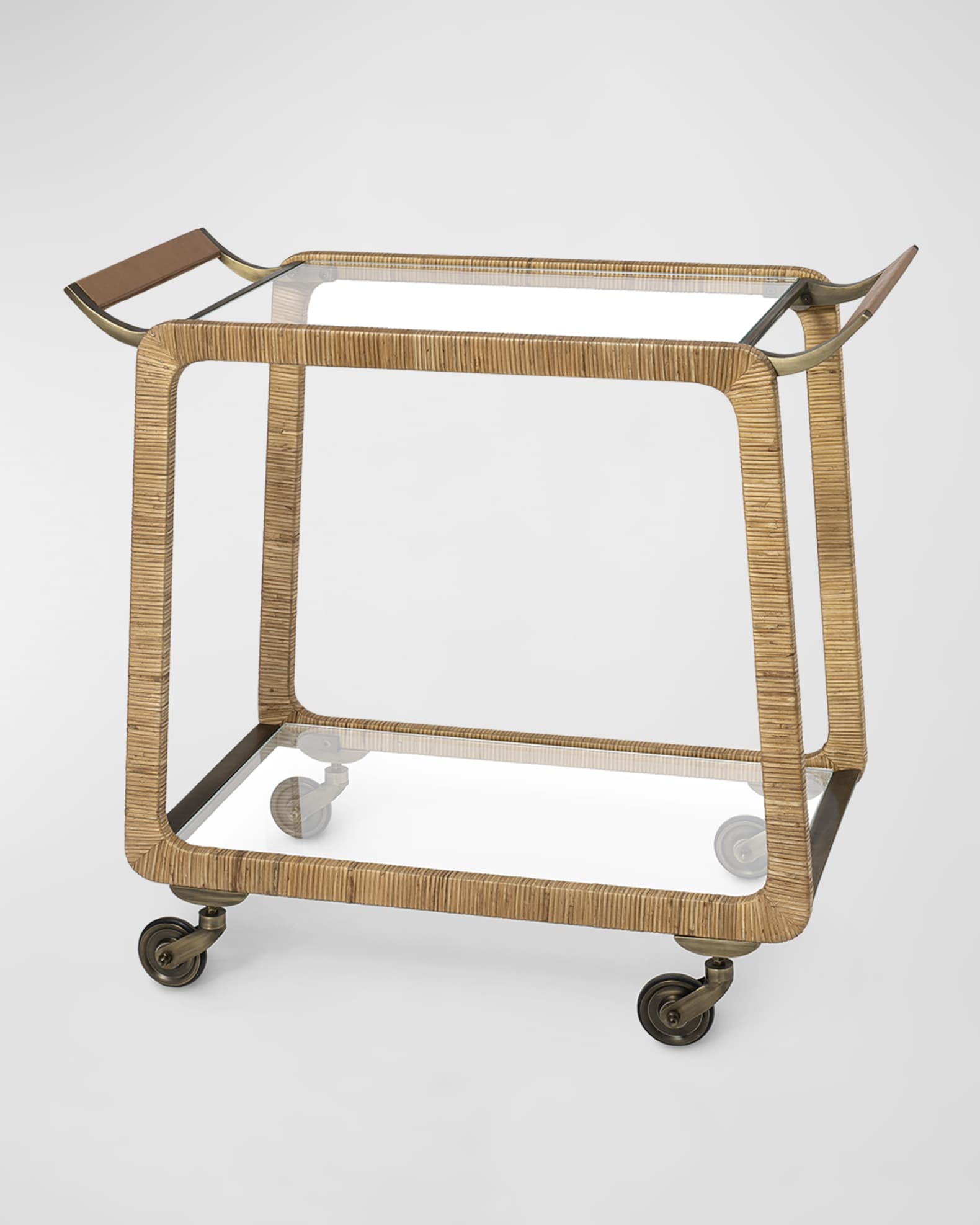 Palecek Woodford Bar Cart | Neiman Marcus