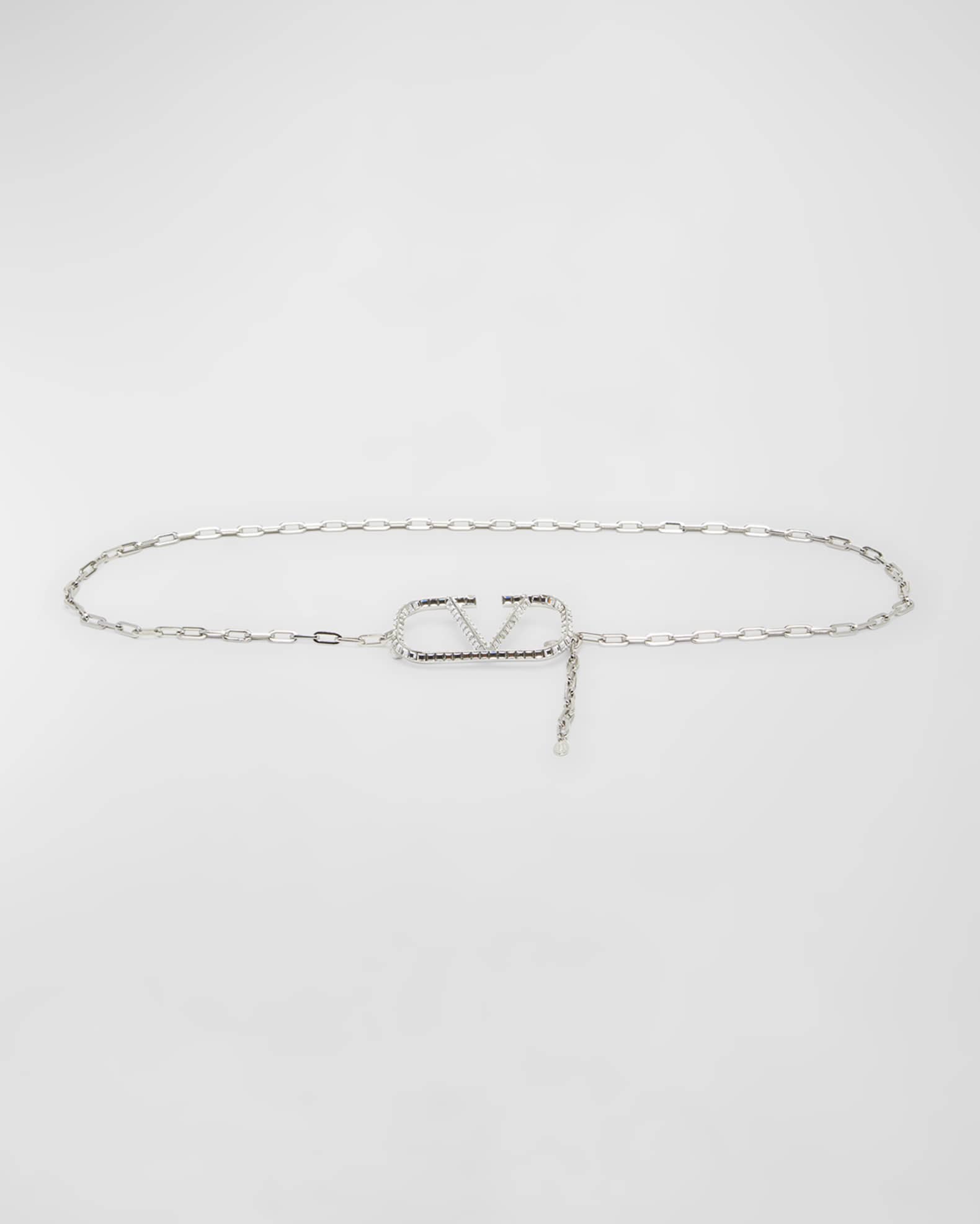 Valentino V-Logo Signature Chain Belt | Neiman Marcus