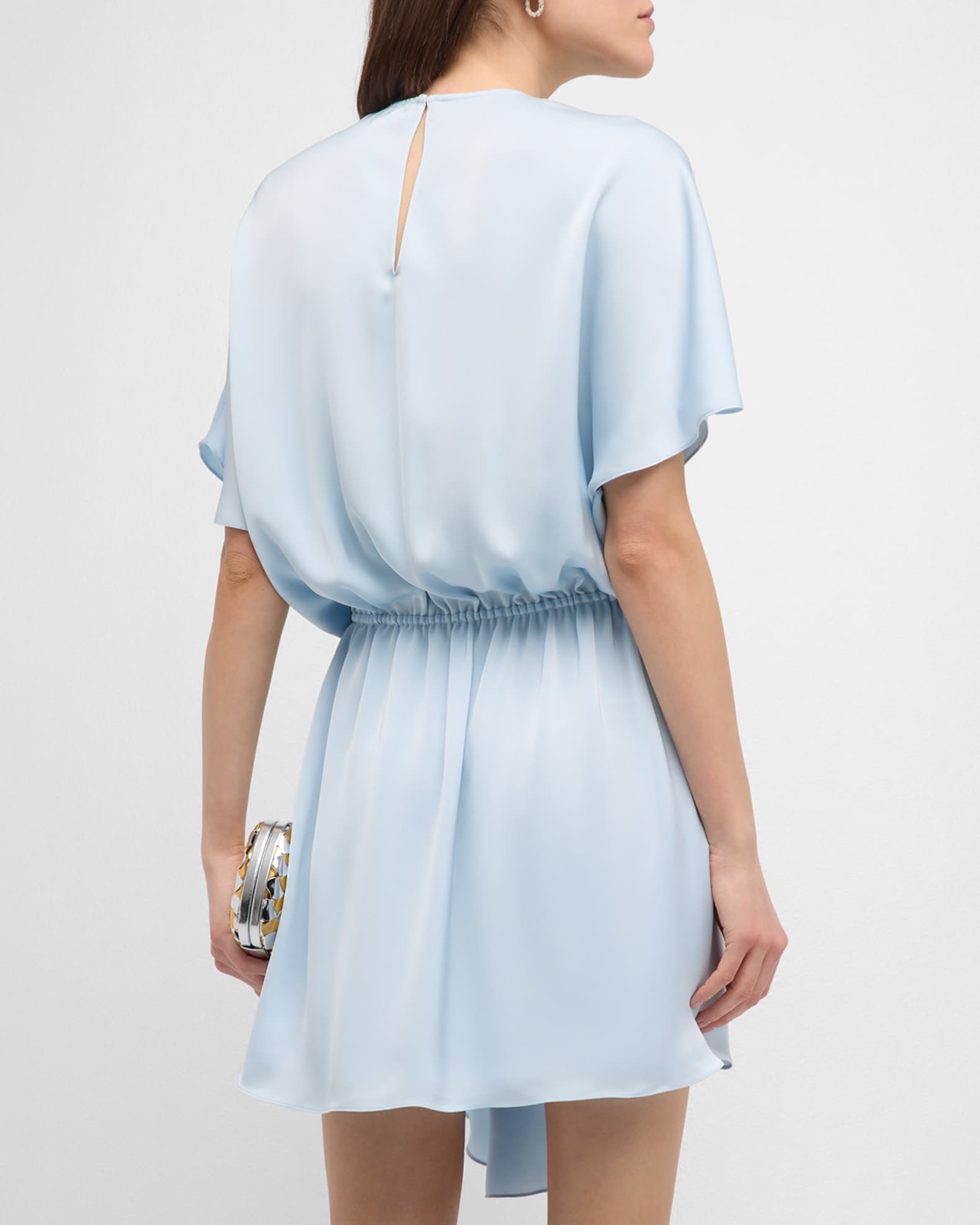 Ramy Brook Lillie Satin Mini Dress | Neiman Marcus